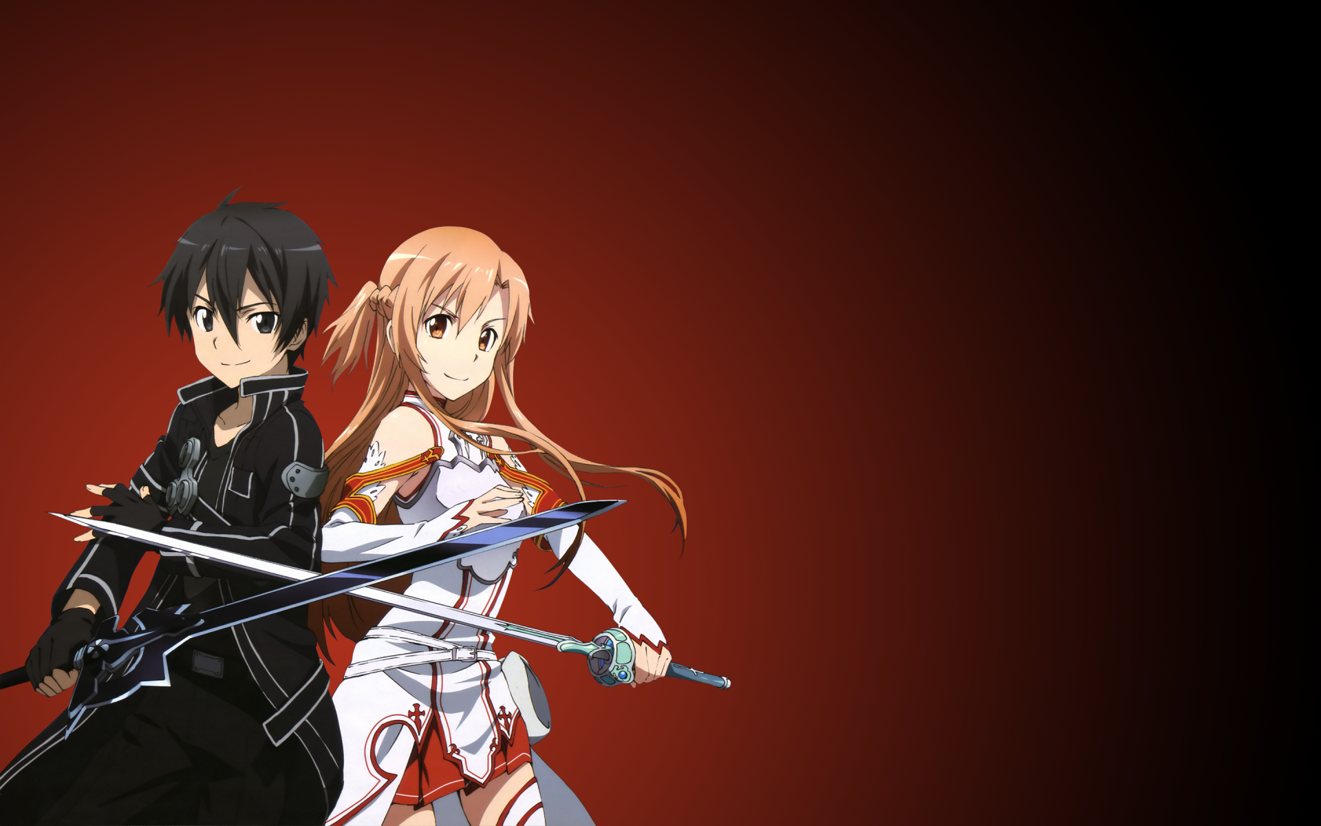 Epic Sword Art Online HD Wallpaper: Kirito & Asuna Unite by spectralfire234