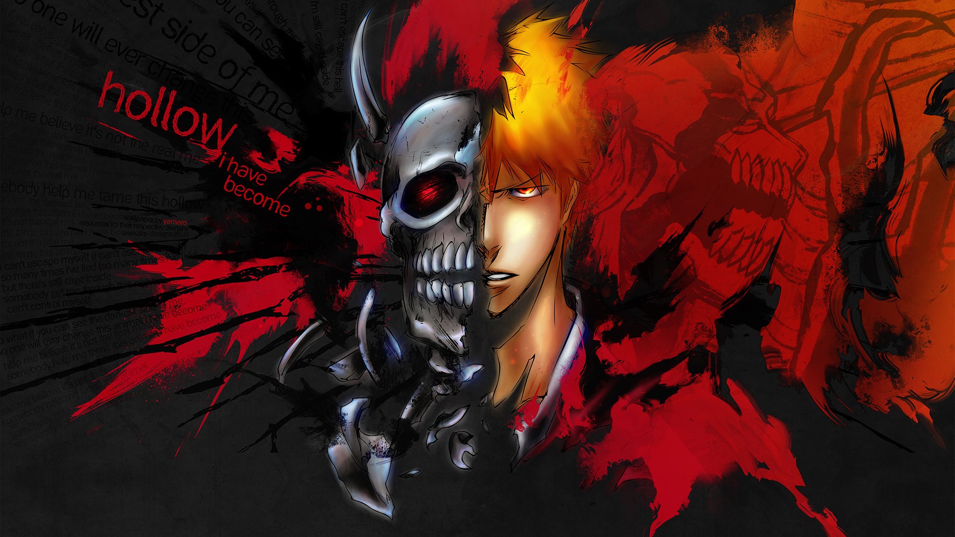 Ichigo Kurosaki HD Wallpaper – Bleach Hollow Fusion Art | 1920x1080 ...