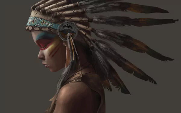 Native American Art HD Wallpaper