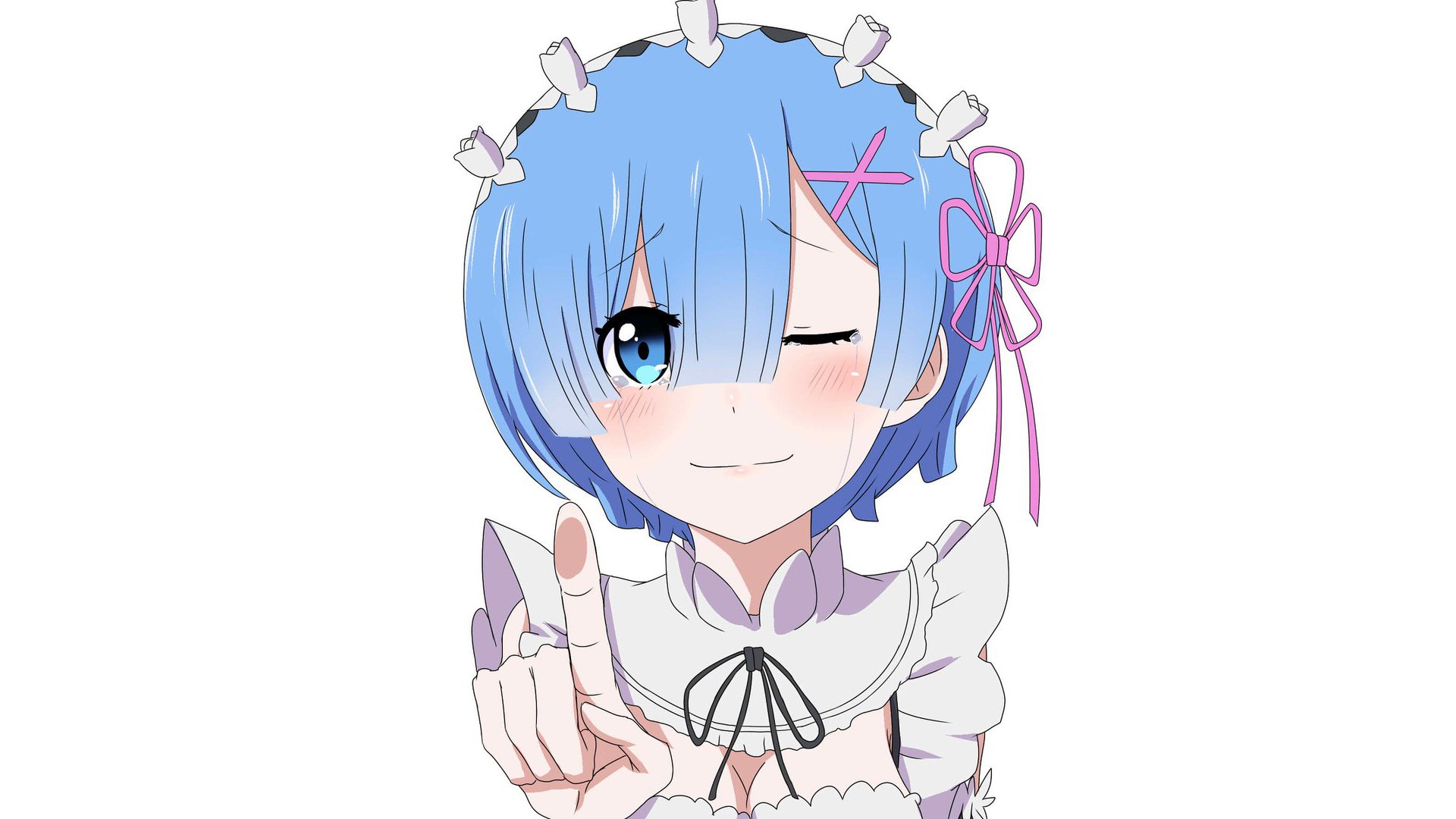 HD Wallpaper of Rem from Re:ZERO - Starting Life in Another World