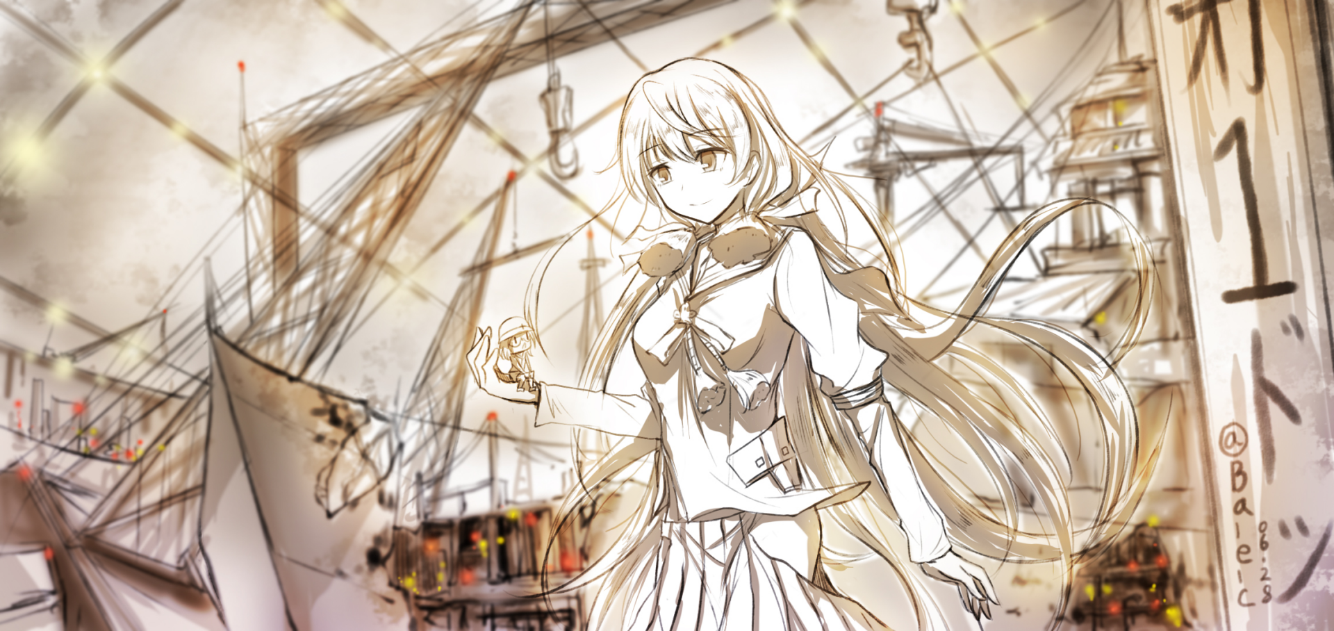 Kantai Collection: Harbor Maiden's Resolve — HD Anime Wallpaper ...