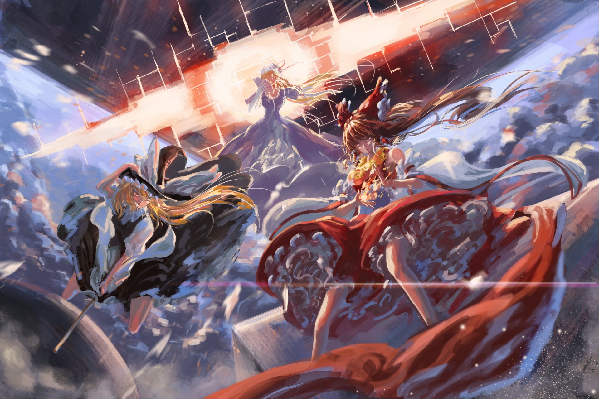 Download Anime Touhou HD Wallpaper by 悚人 | 1920x1280 | Wallpaper Abyss