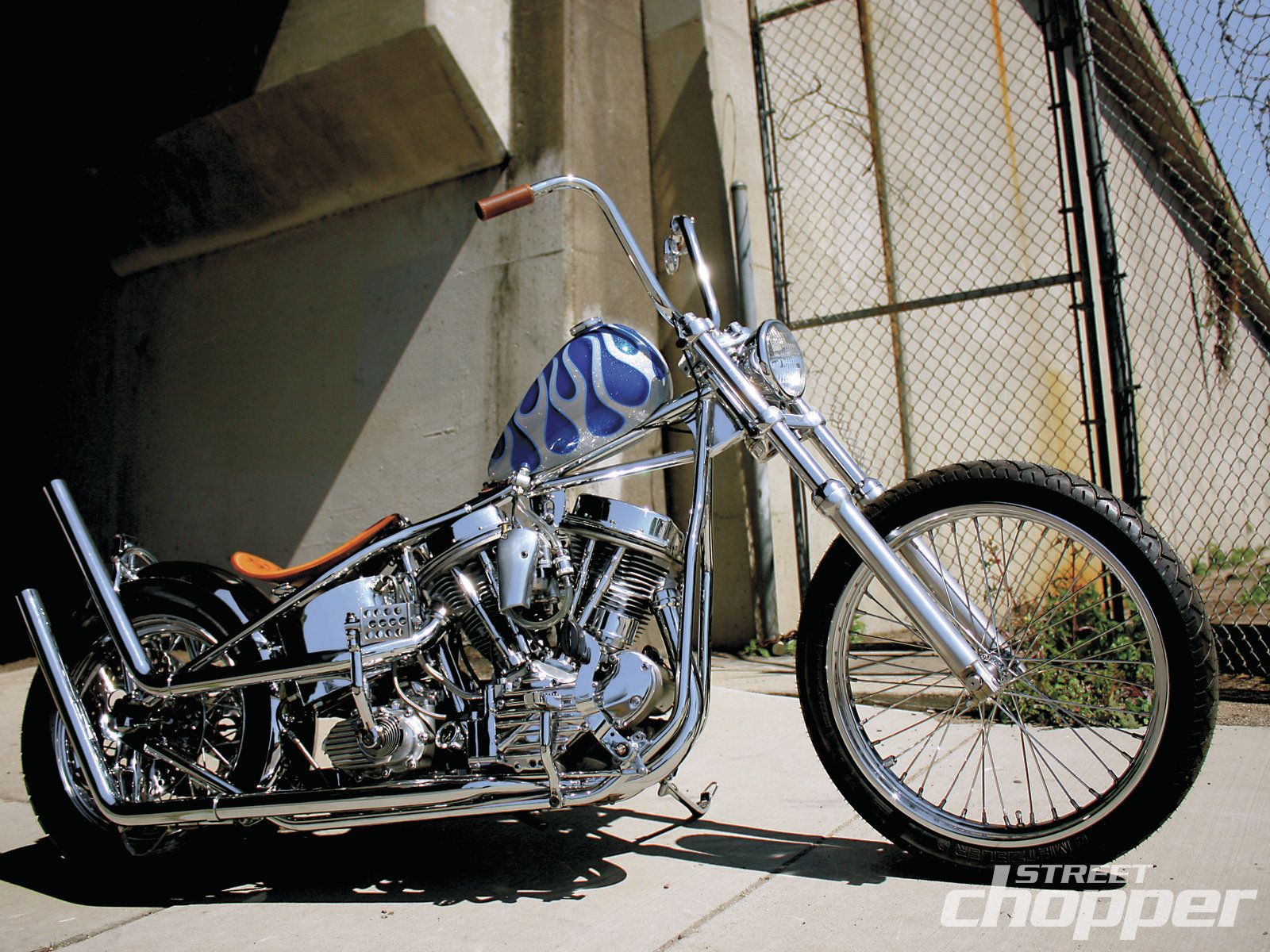 Download Motorcycle Vehicle Chopper Wallpaper