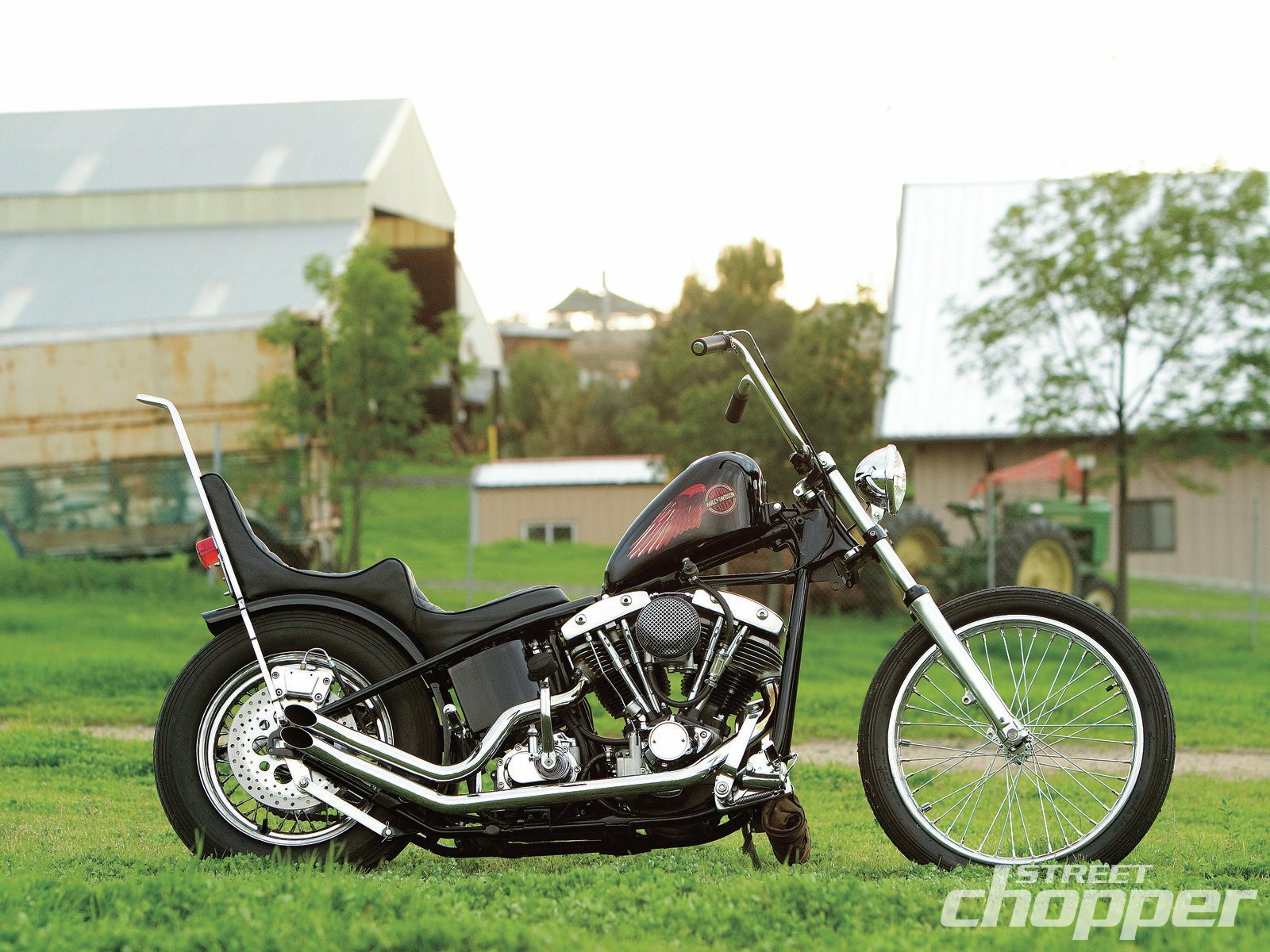 Download Motorcycle Vehicle Chopper Wallpaper