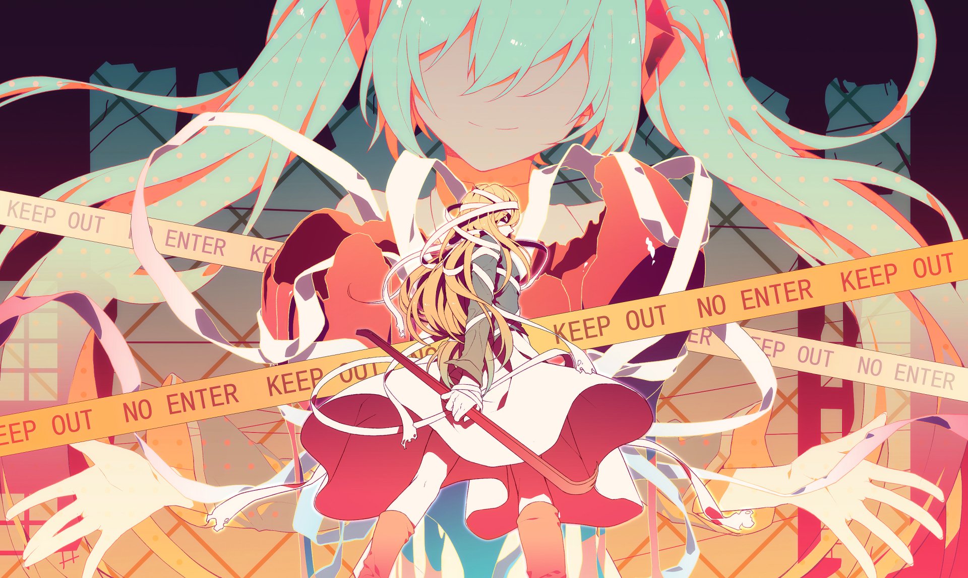 Hatsune Miku HD Wallpaper: Vibrant Vocaloid Anime Artistry Unleashed