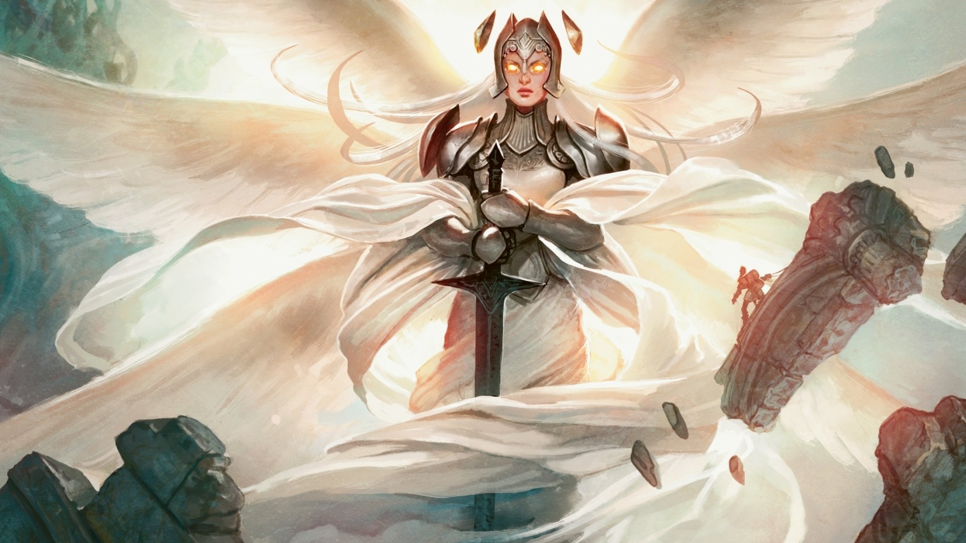 Angel Warrior’s Embrace: Sword, Wings & Armor – Magic: The Gathering HD