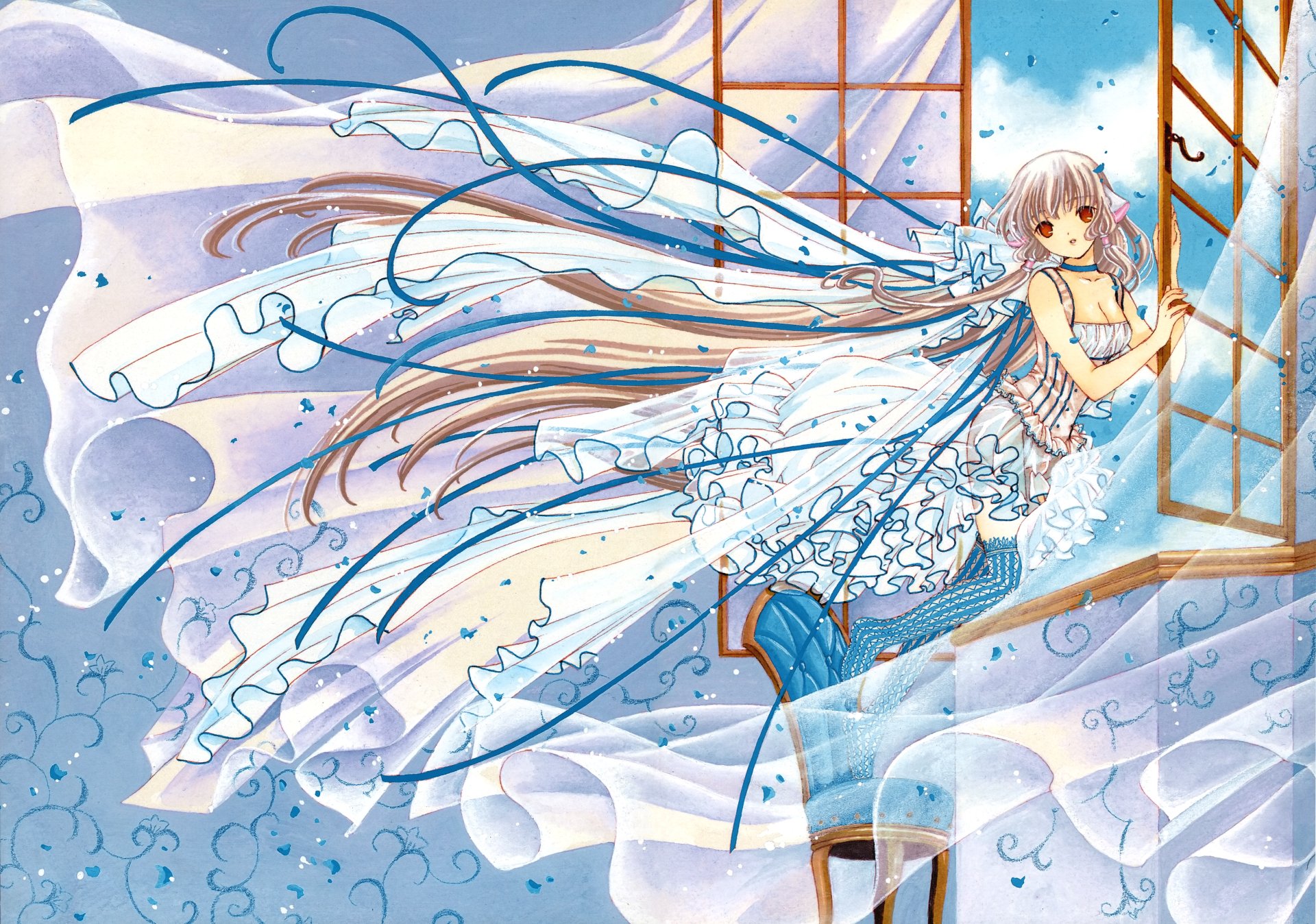 Download Chi (Chobits) Anime Chobits 4k Ultra HD Wallpaper by clamp