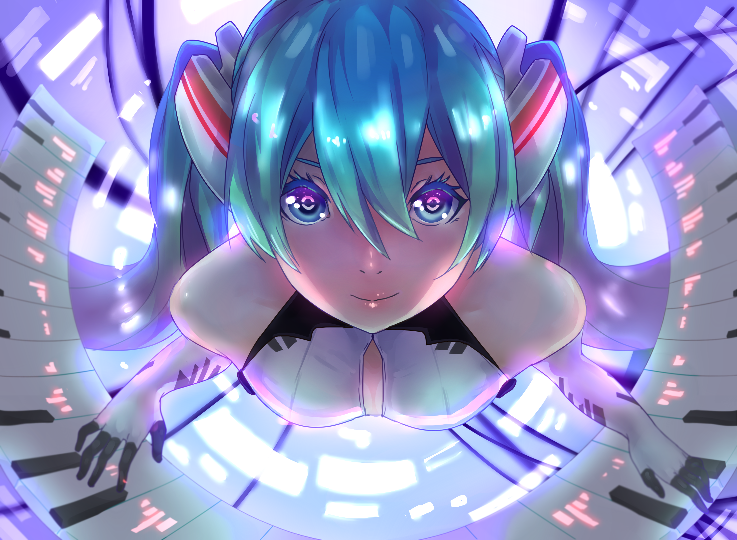 Download Hatsune Miku Anime Vocaloid HD Wallpaper