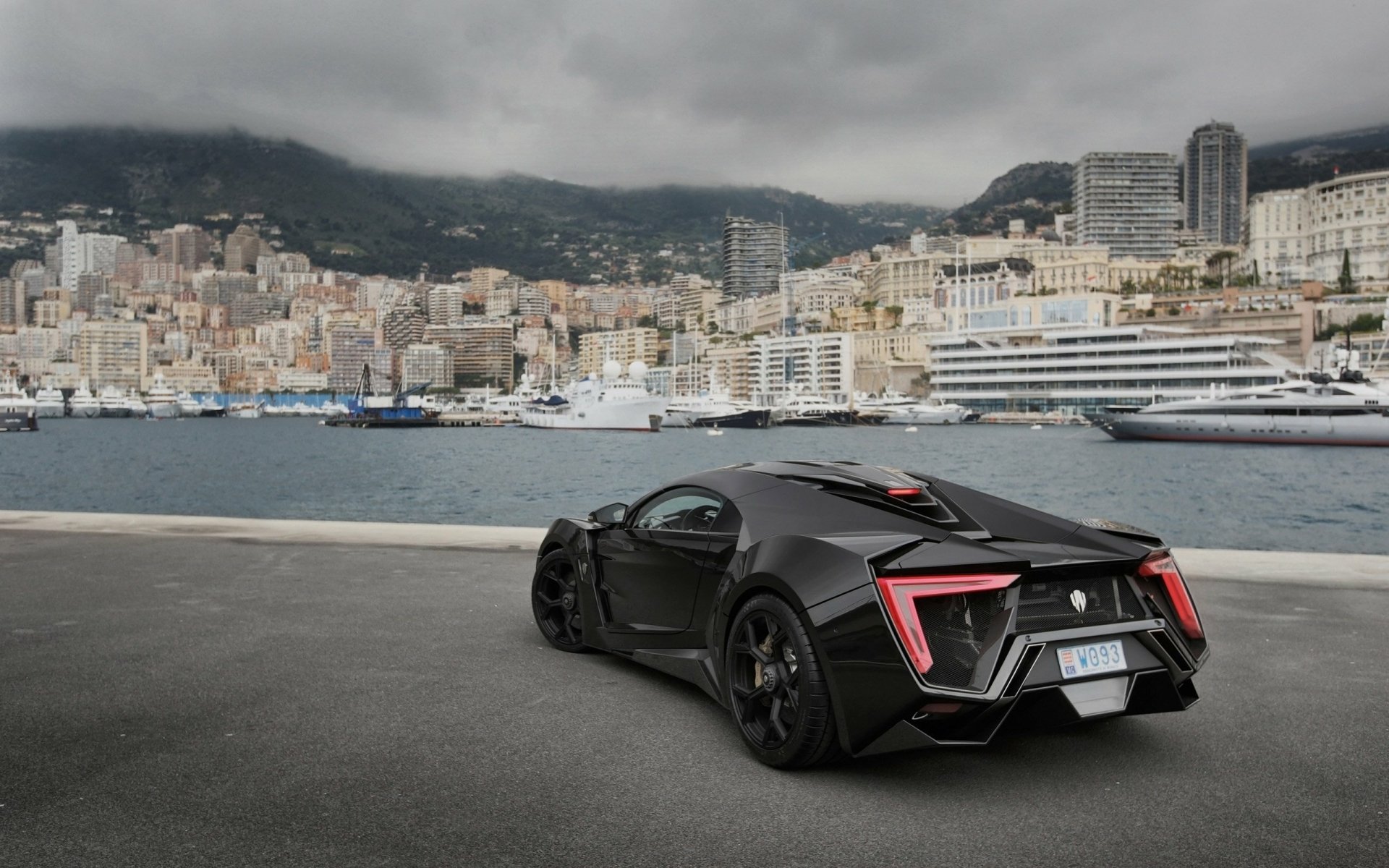 Stunning Lykan HyperSport HD Wallpaper by the Harbor