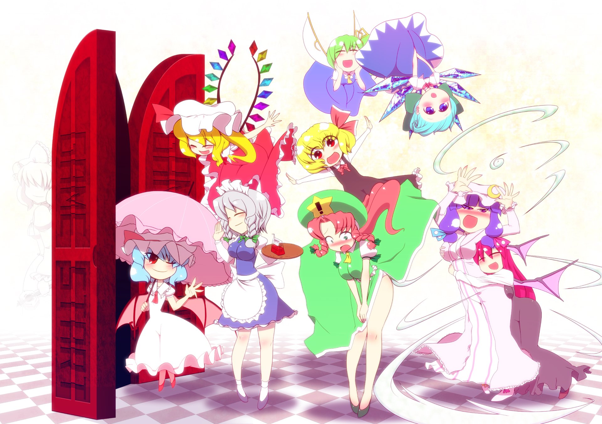 Download Sakuya Izayoi Remilia Scarlet Koakuma (Touhou) Patchouli ...