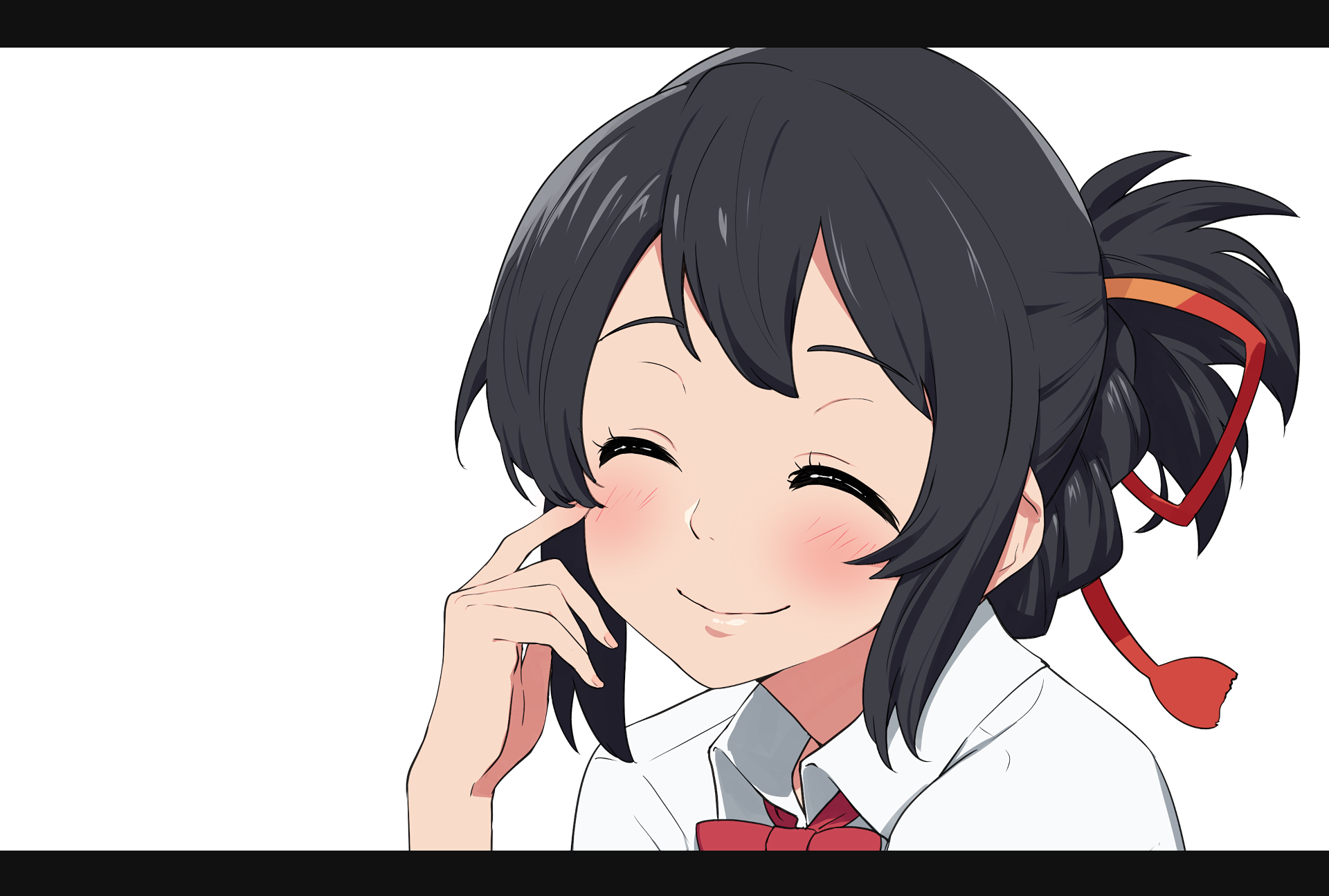 HD Wallpaper of Mitsuha Miyamizu from Your Name