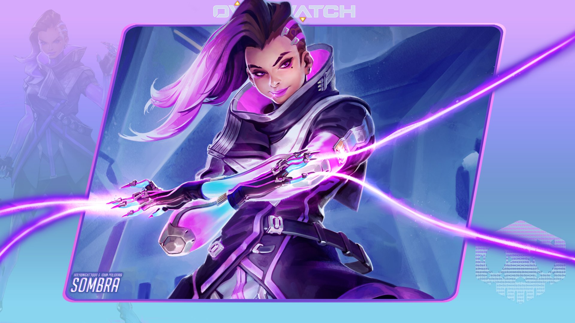 Download Sombra (Overwatch) Video Game Overwatch HD Wallpaper by Aaron ...