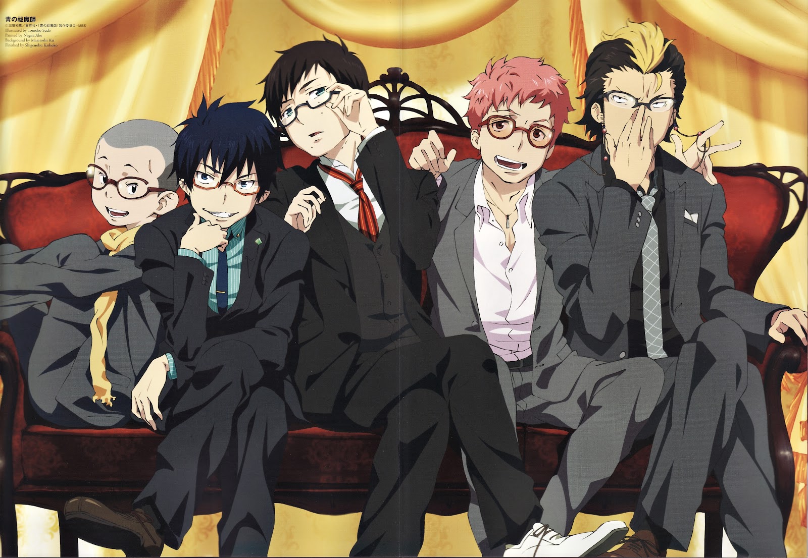 Blue Exorcist Anime — Demon Squad HD Wallpaper