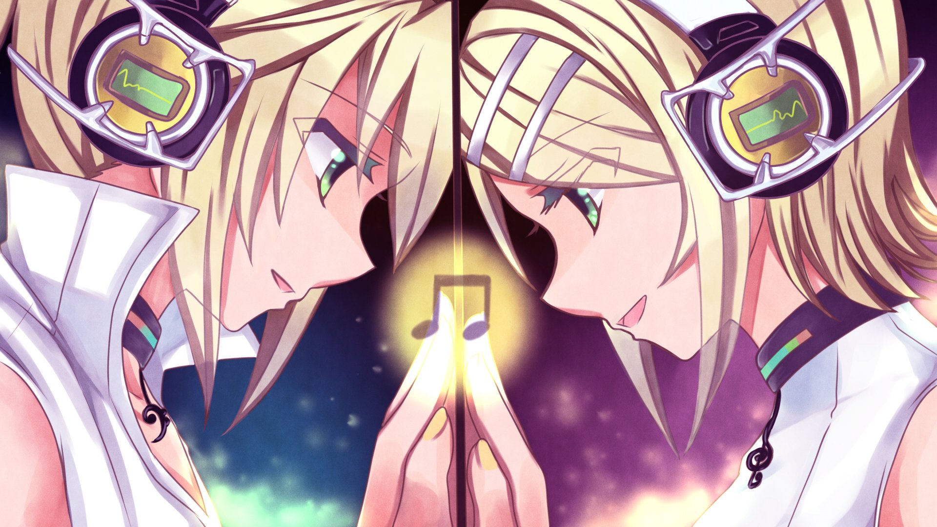 Len & Rin Kagamine HD Vocaloid Harmony Wallpaper | 1920x1080 ...