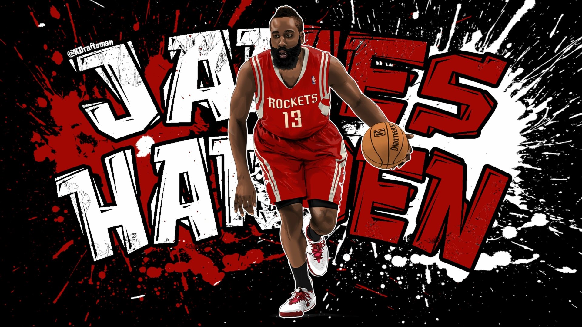 James Harden Rockets HD Wallpaper