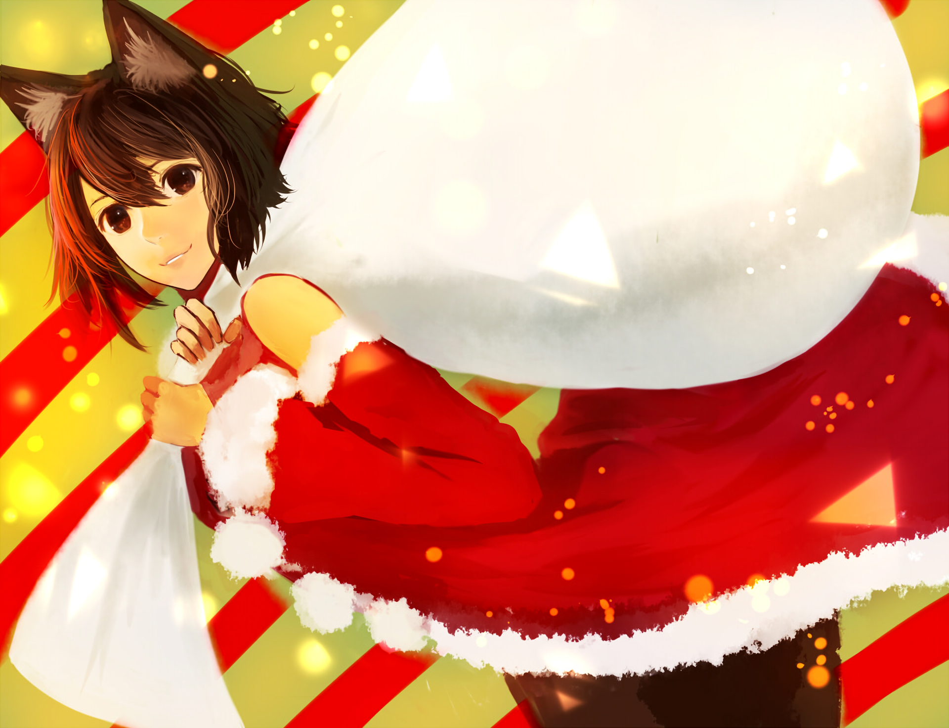 Download Christmas Anime Original Anime Christmas HD Wallpaper by 防人