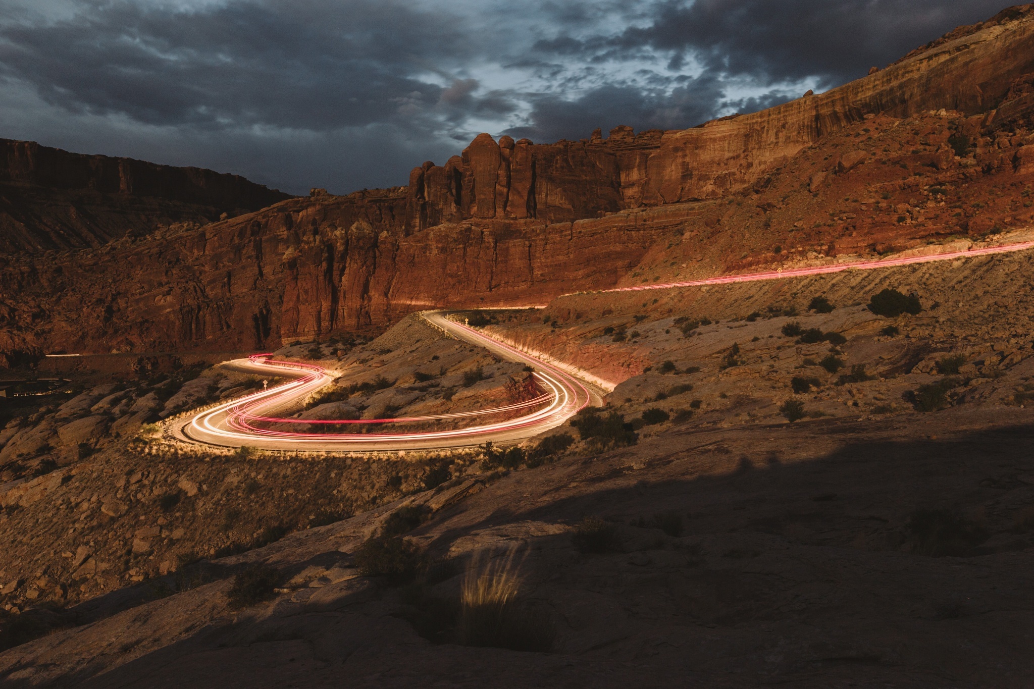 Man Made Road HD Wallpaper