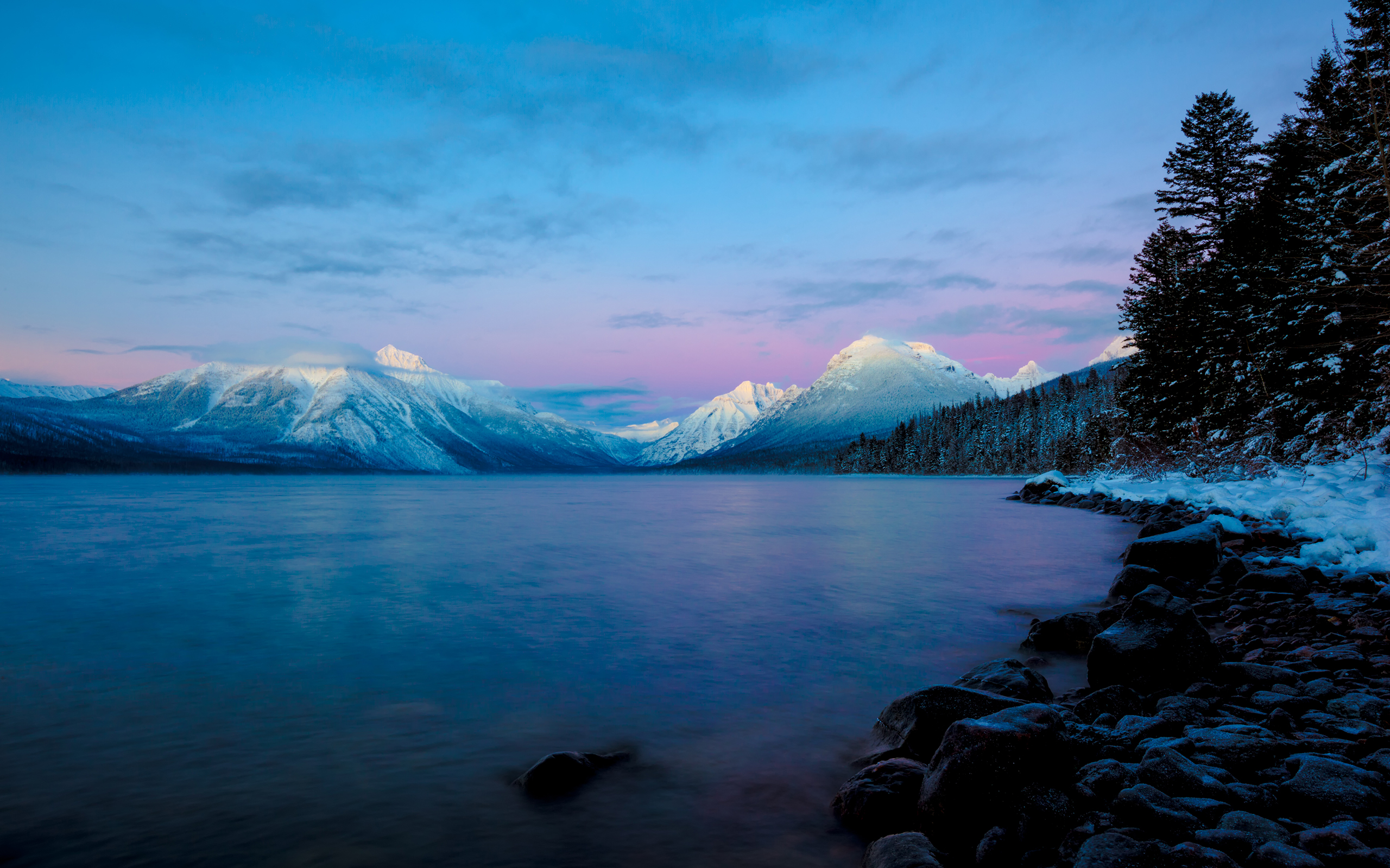 Snow Mountains Lake