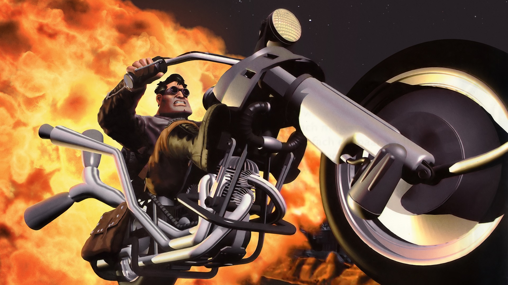 Download Video Game Full Throttle HD Wallpaper