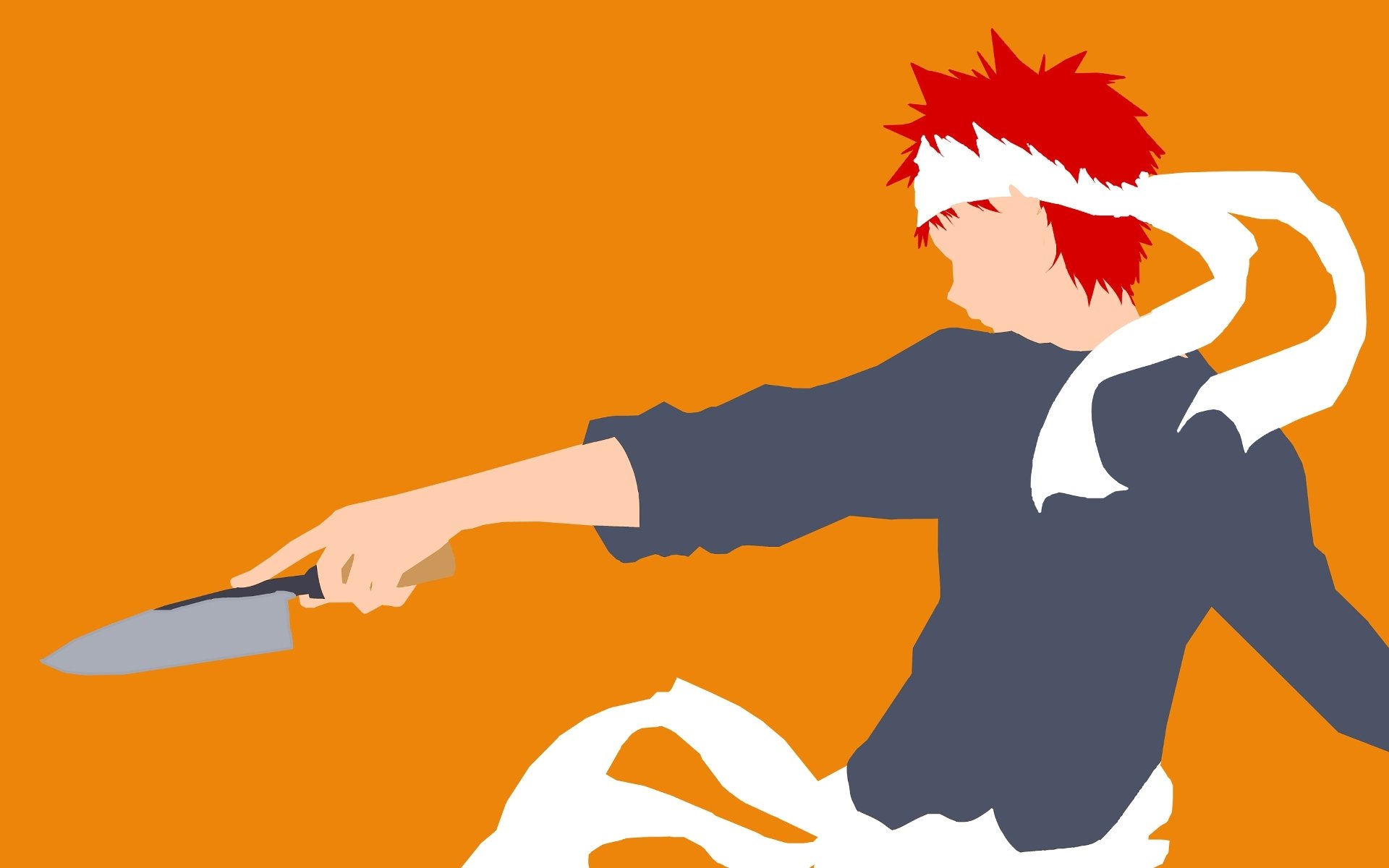 Sōma Yukihira — Minimalist Food Wars HD Wallpaper | 1920x1200 ...