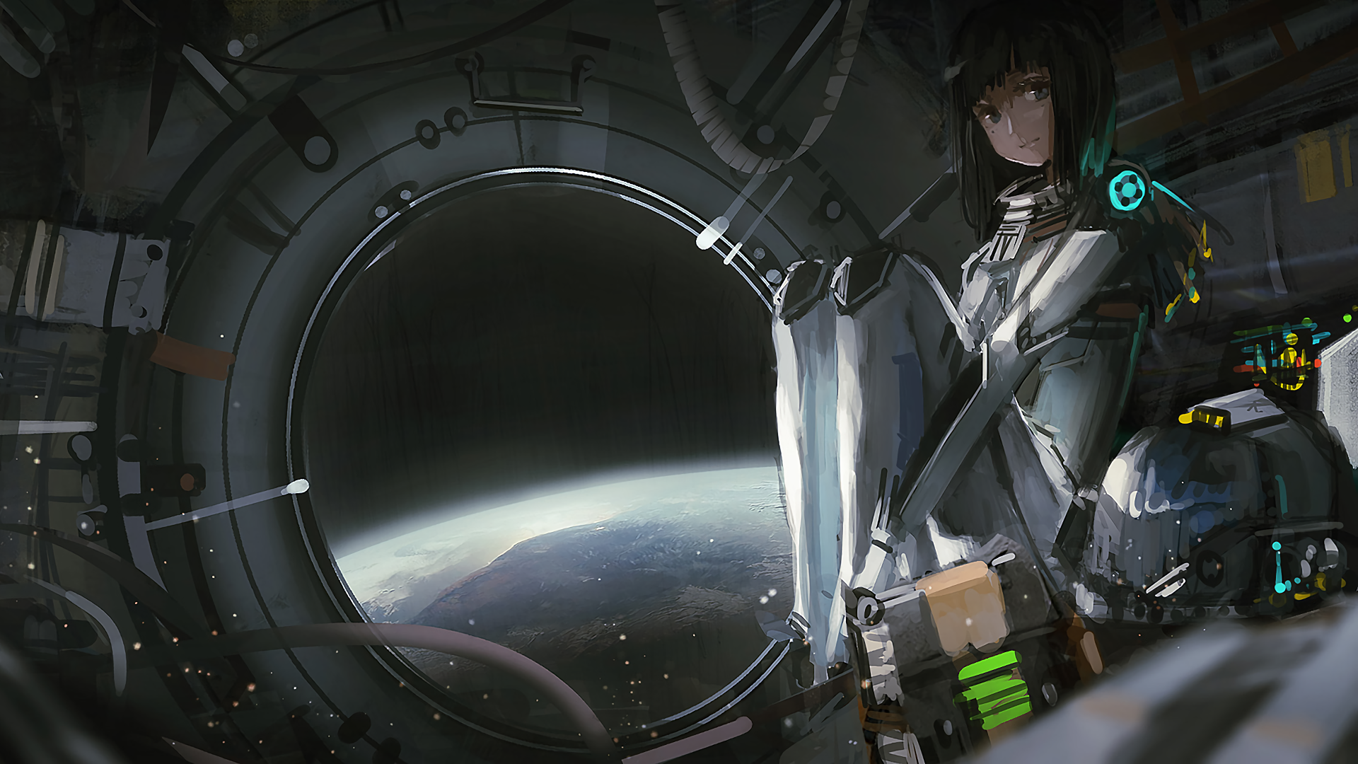 Anime Astronaut's View: HD Space Odyssey Beyond the Planet by Novelance