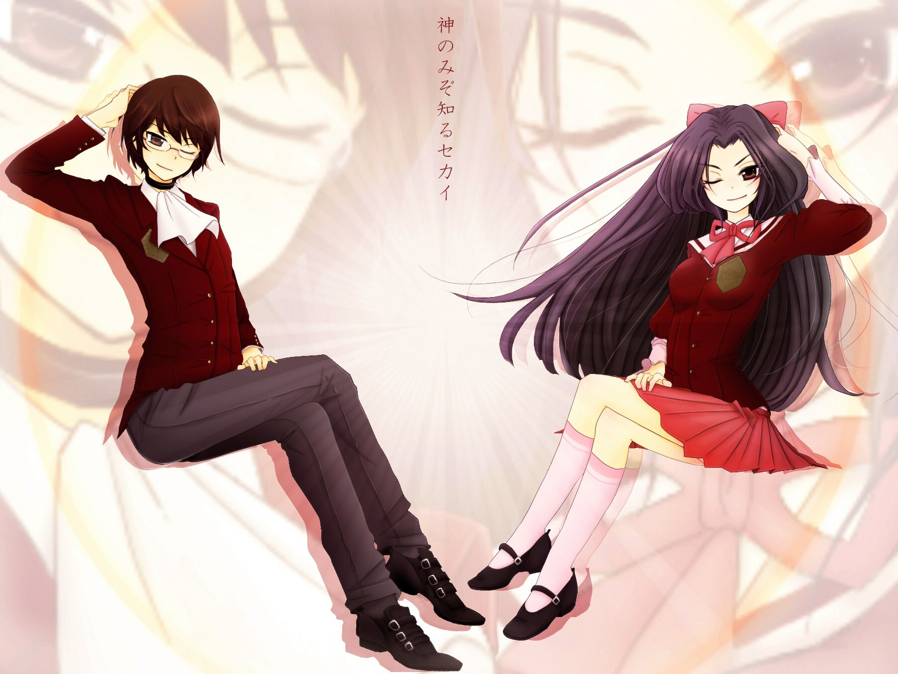 Download Anime The World God Only Knows Wallpaper