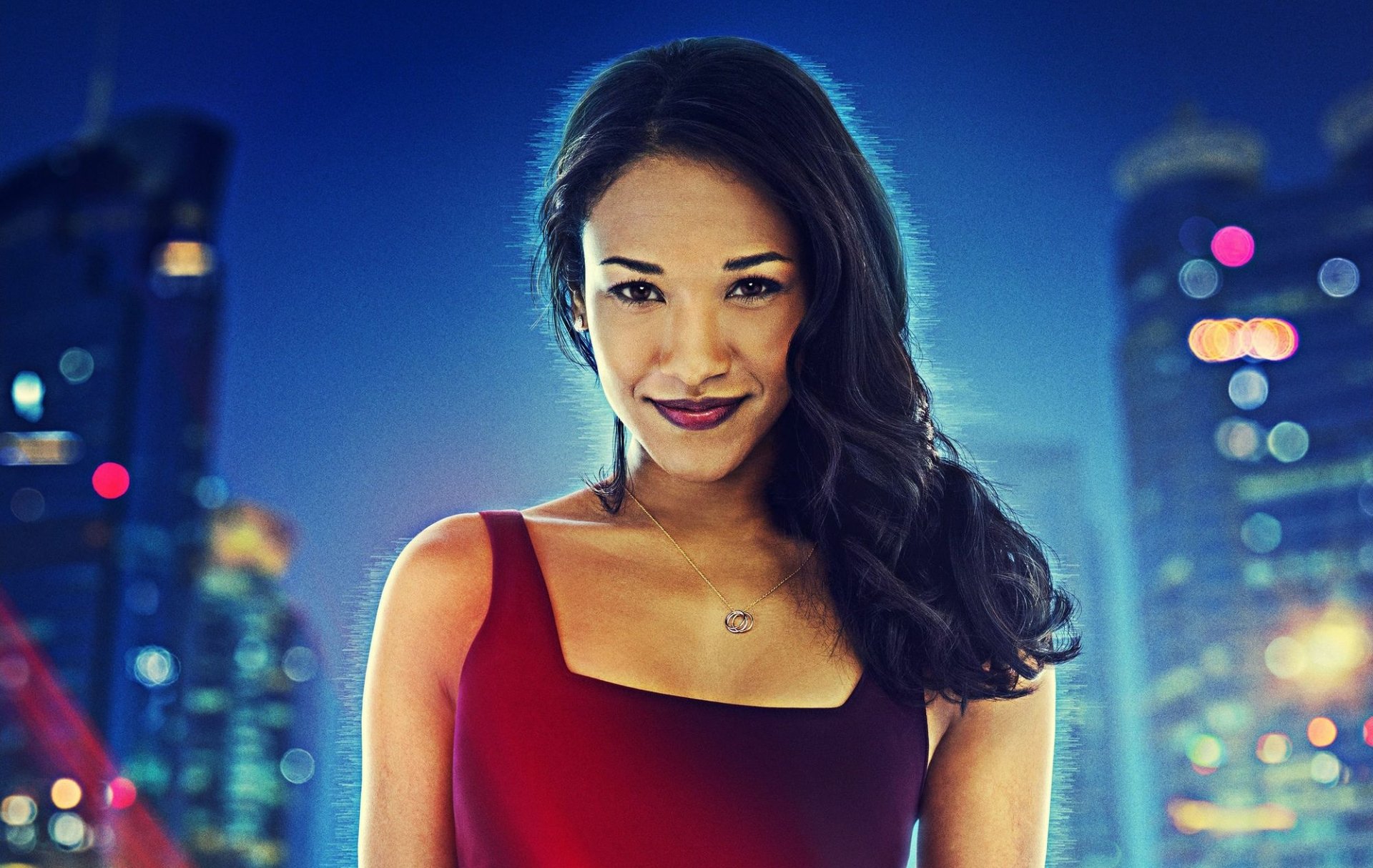 Download Iris West The Flash (2014) Celebrity Candice Patton HD Wallpaper