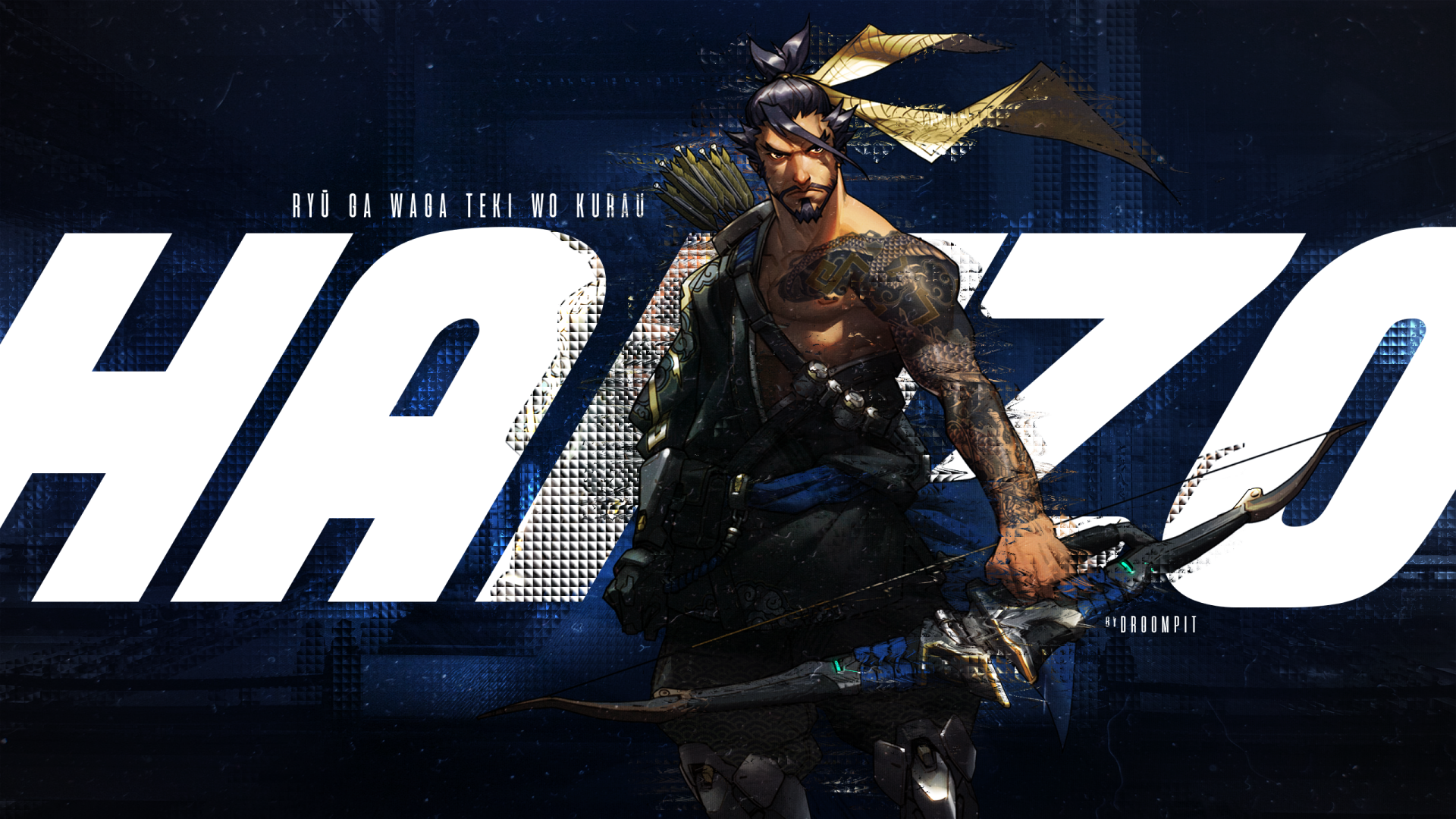 Download Hanzo (Overwatch) Video Game Overwatch HD Wallpaper