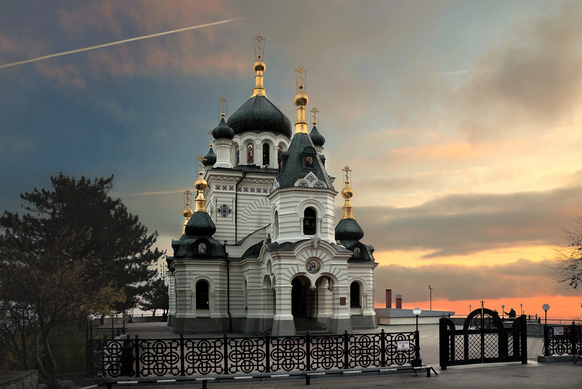 Download Sunset Architecture Russia Religious Church Gate HD Wallpaper