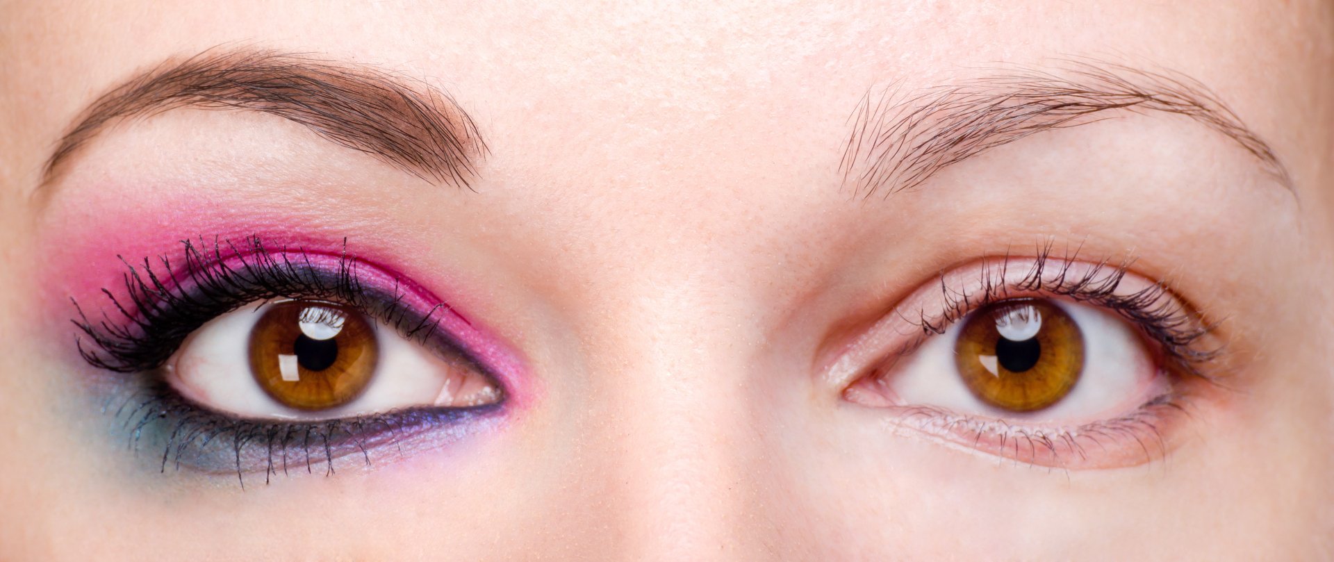 Download Close-up Makeup Brown Eyes Woman Eye HD Wallpaper | 4833x2036 ...