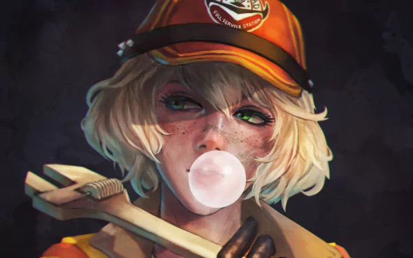 Akali in Subway - League of Legends HD Wallpaper by Wang Ling