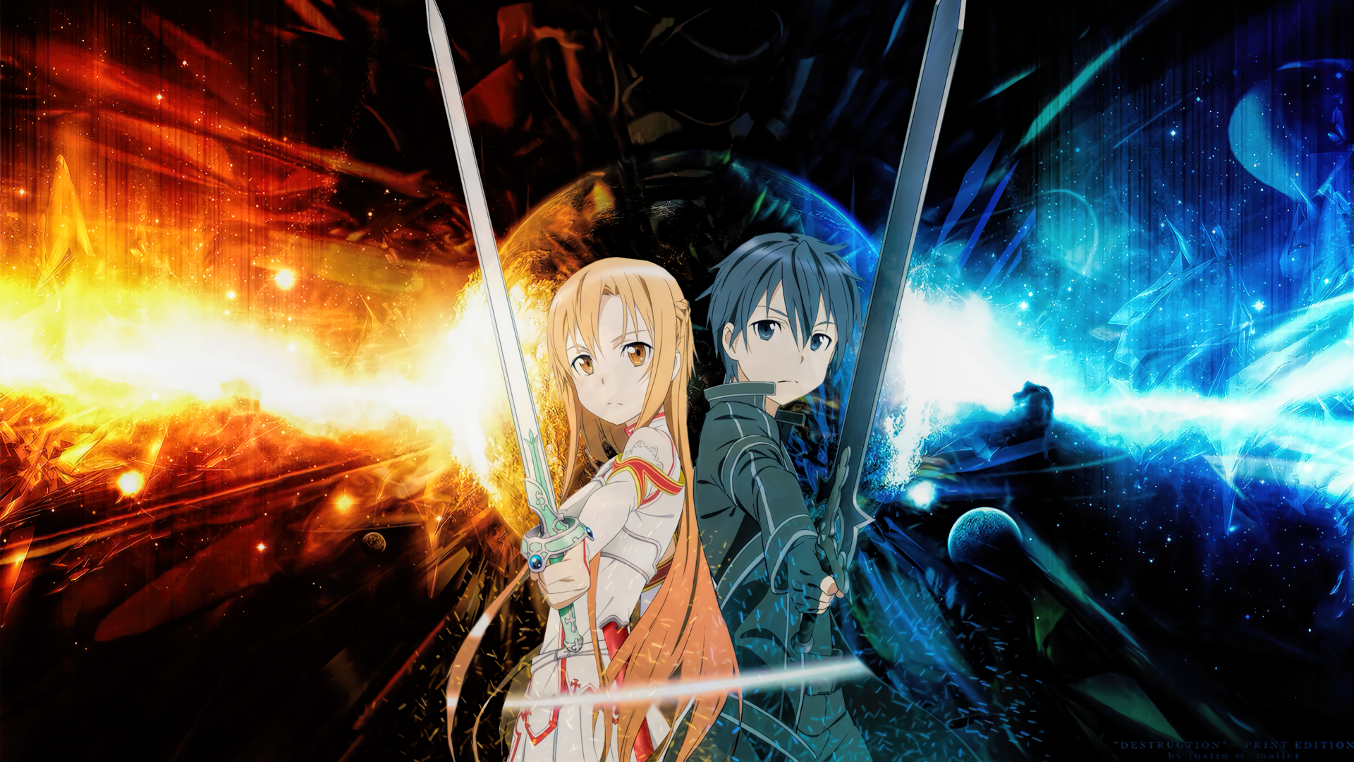 Download Asuna Yuuki Kirito (Sword Art Online) Kazuto Kirigaya Anime ...