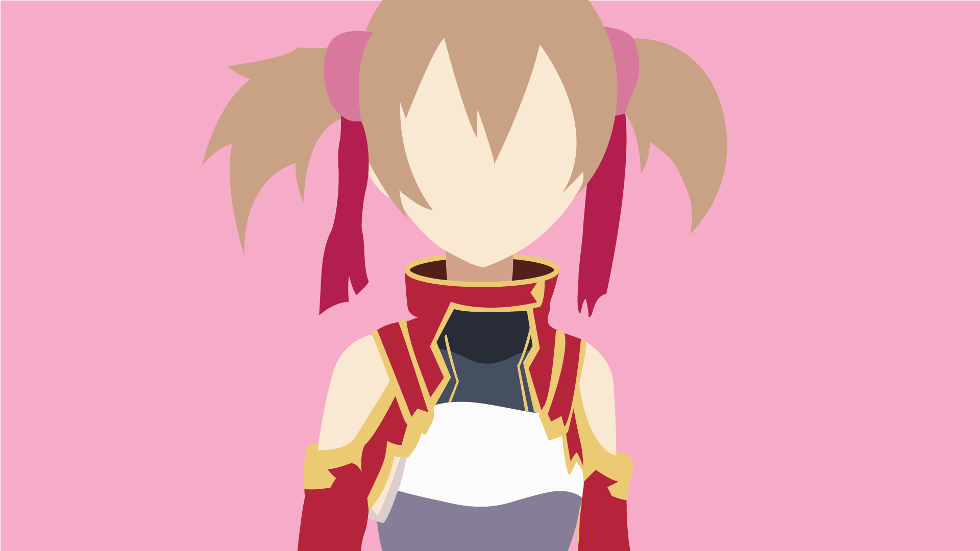 Silica — Minimalist Pink HD Wallpaper (Keiko Ayano, SAO) | 1920x1080 ...