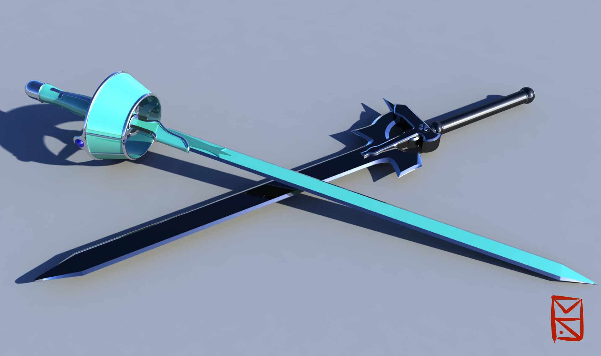 Epic Sword Art Online HD Anime Wallpaper: Blades of the Virtual Realm