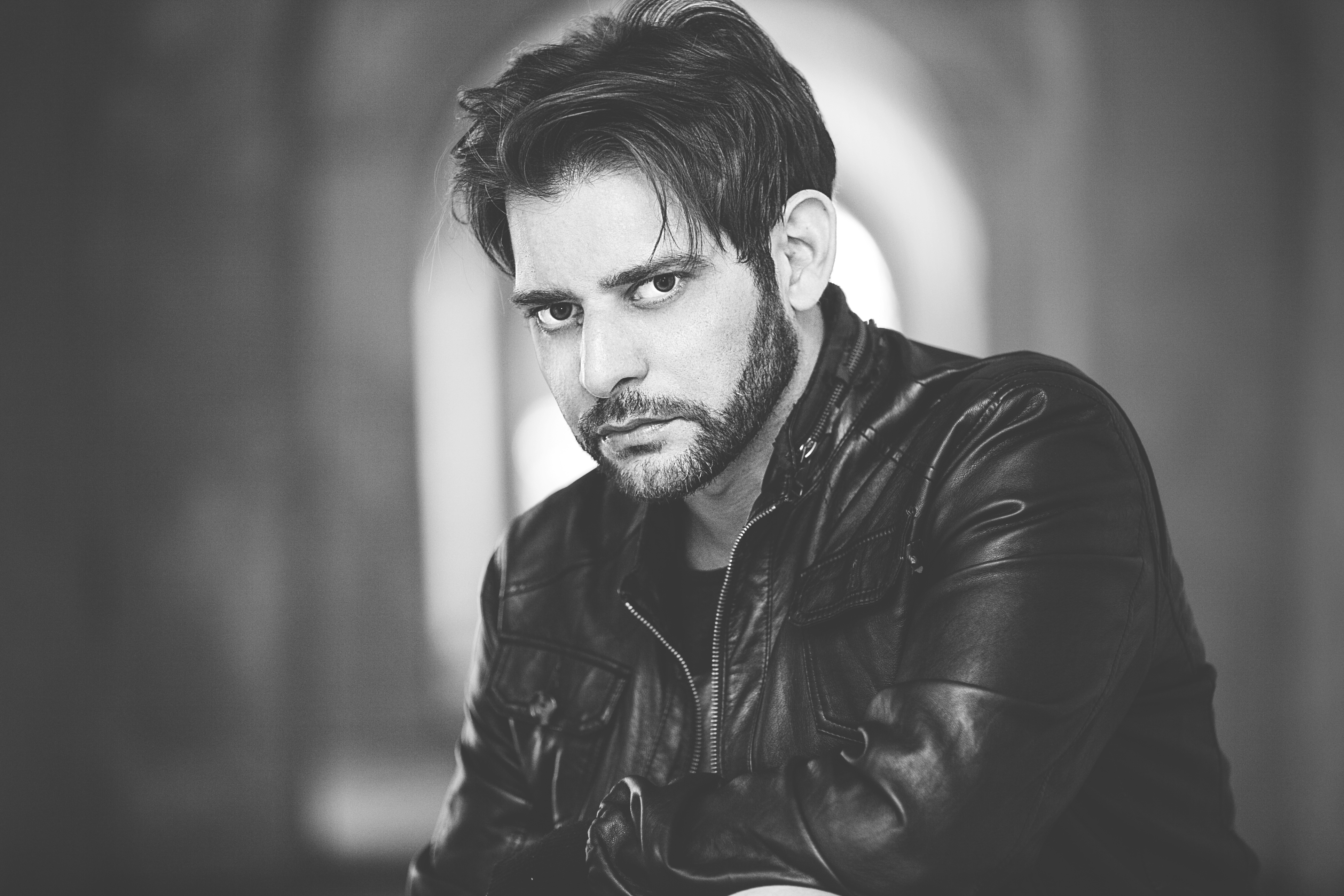 Download Black & White Man Model 4k Ultra HD Wallpaper by Riccardo Riande