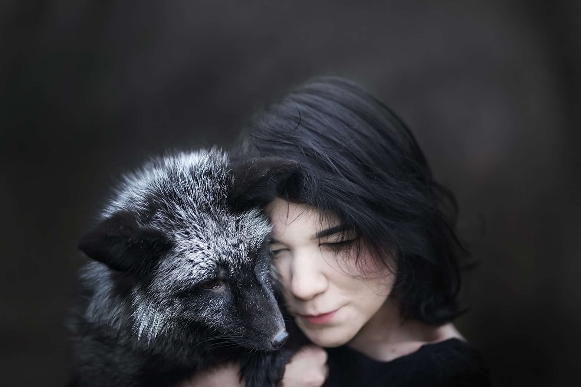 Download Model Face Brunette Fox Woman Mood HD Wallpaper by Alicja ...