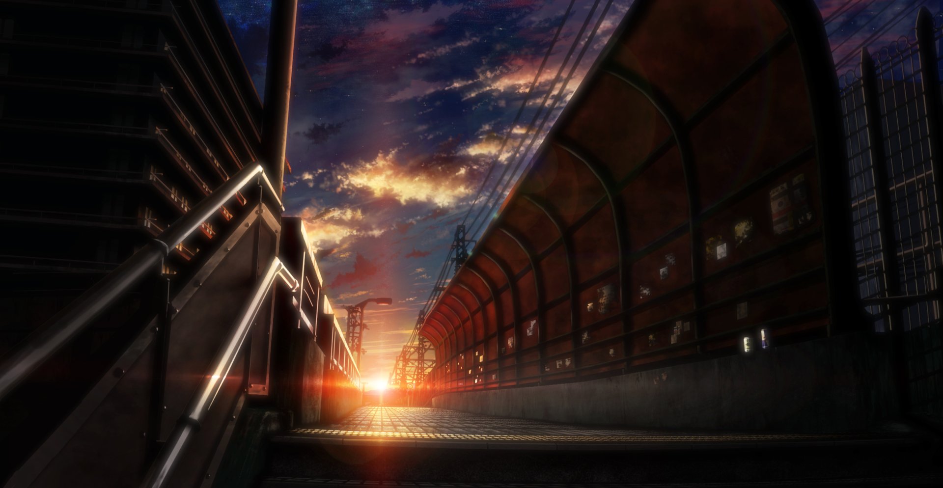 Download Anime Bridge HD Wallpaper