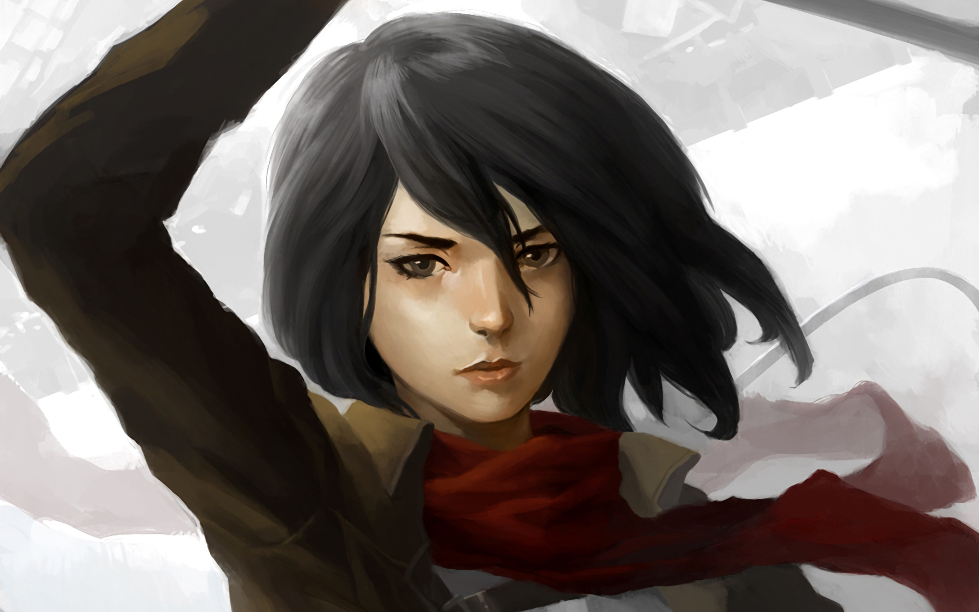 Download Mikasa Ackerman Attack On Titan Anime HD Wallpaper