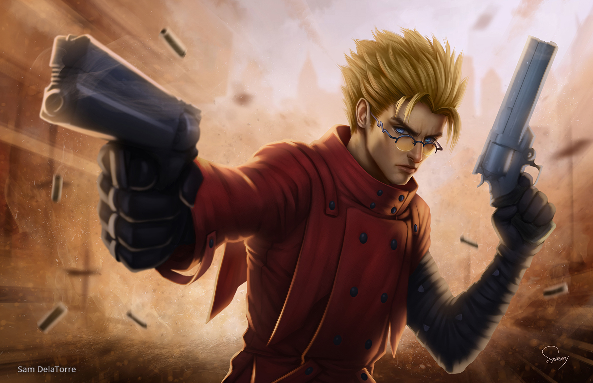 Download Vash The Stampede Anime Trigun HD Wallpaper