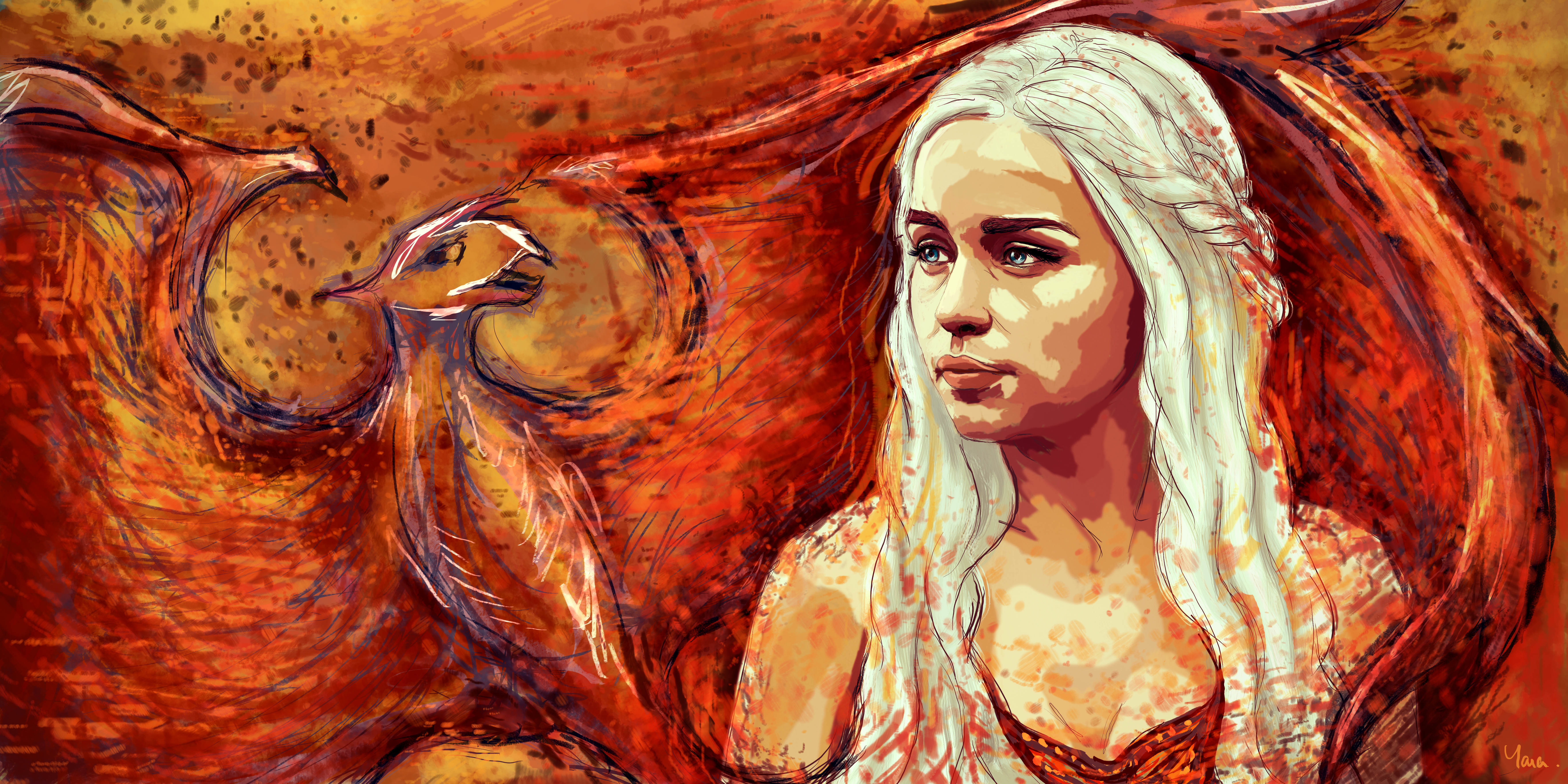 Download White Hair Daenerys Targaryen TV Show Game Of Thrones 4k Ultra ...