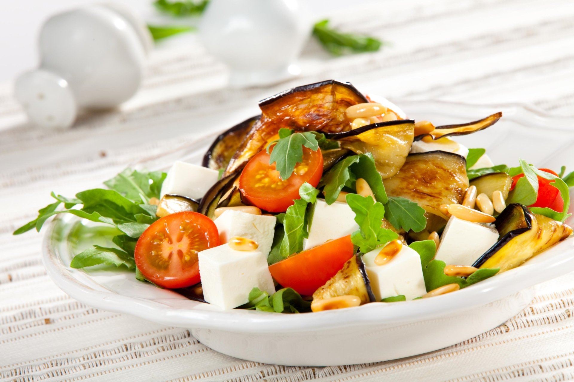 Fresh Vegetable & Cheese Salad HD Wallpaper Delight | 2400x1600 ...
