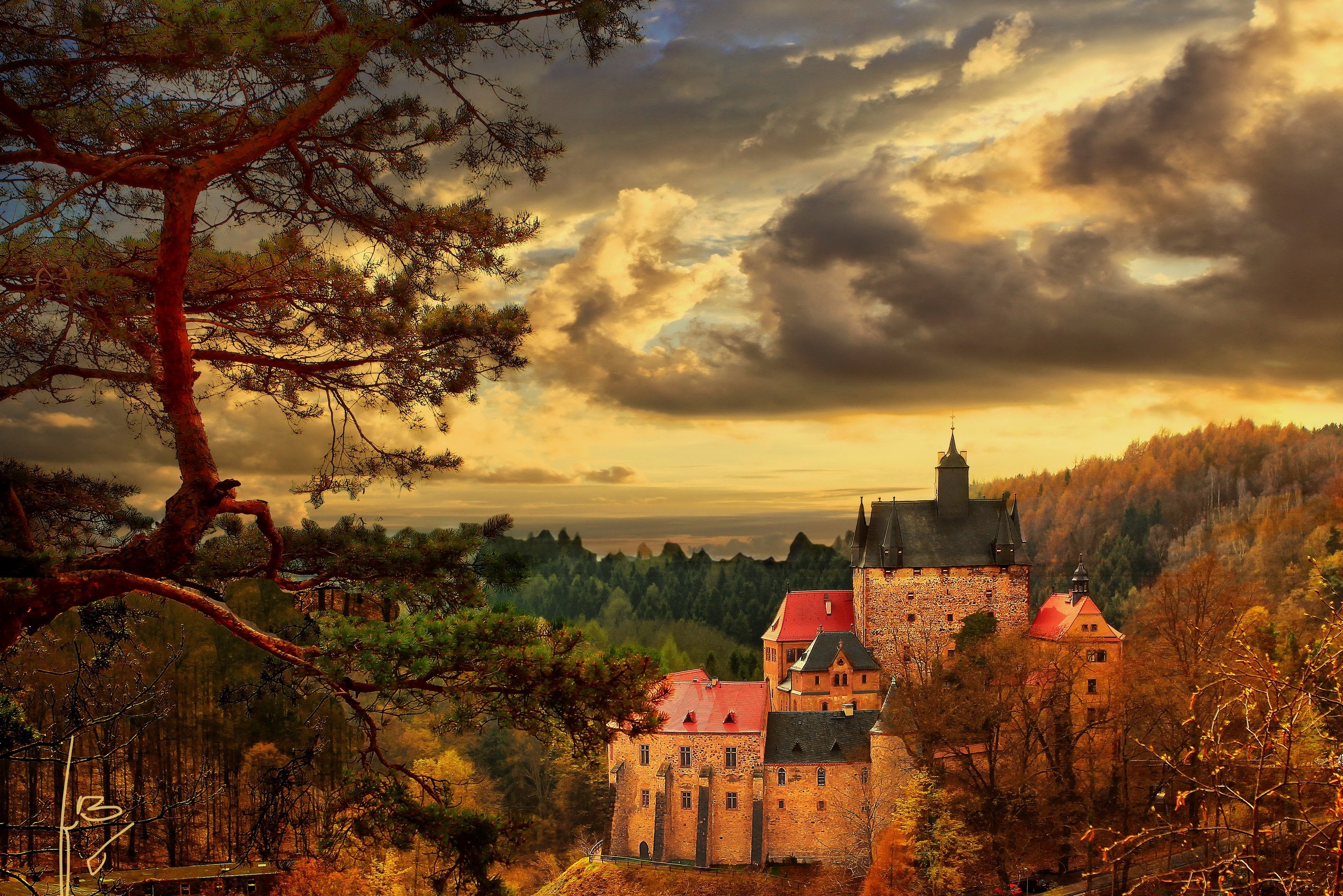 Medieval Castle Background