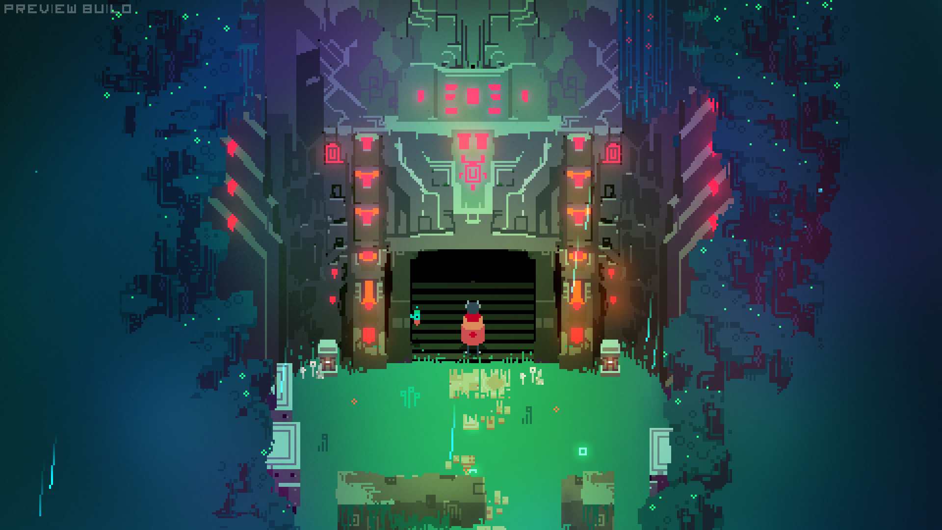Hyper Light Drifter HD Wallpaper - Mystical Game Scene