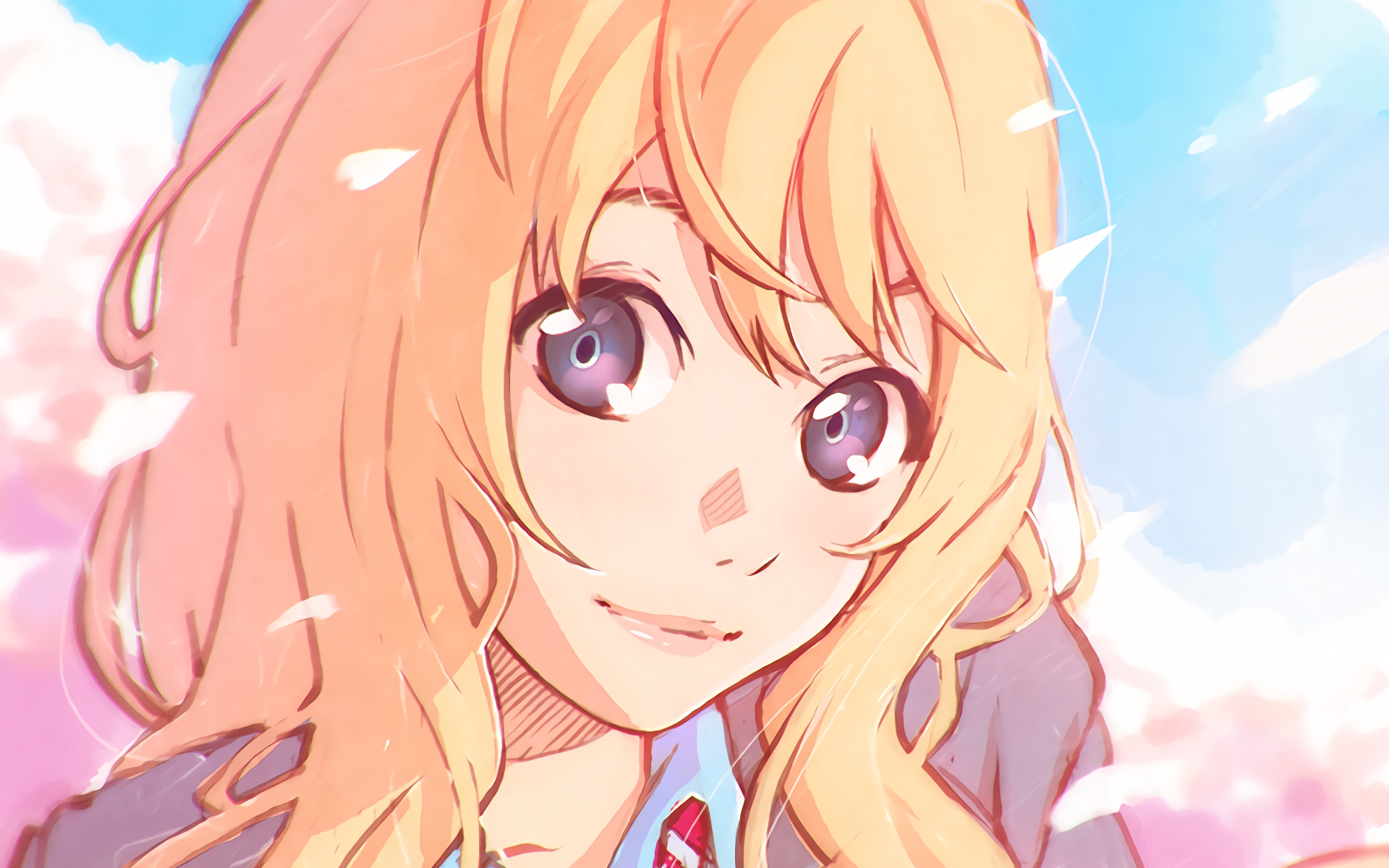 Anime Your Lie in April HD Wallpaper