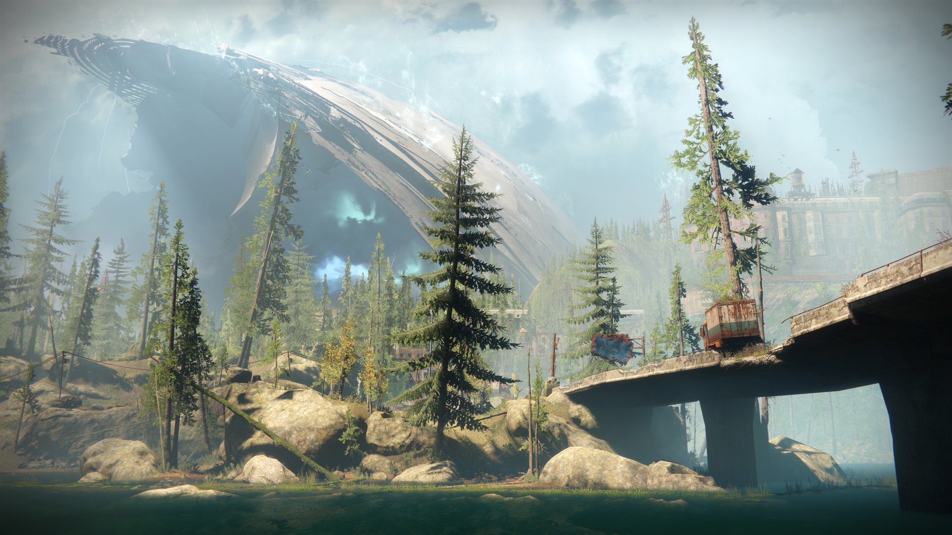Destiny 2 4K Ultra HD: Epic Video Game Landscape Wallpaper