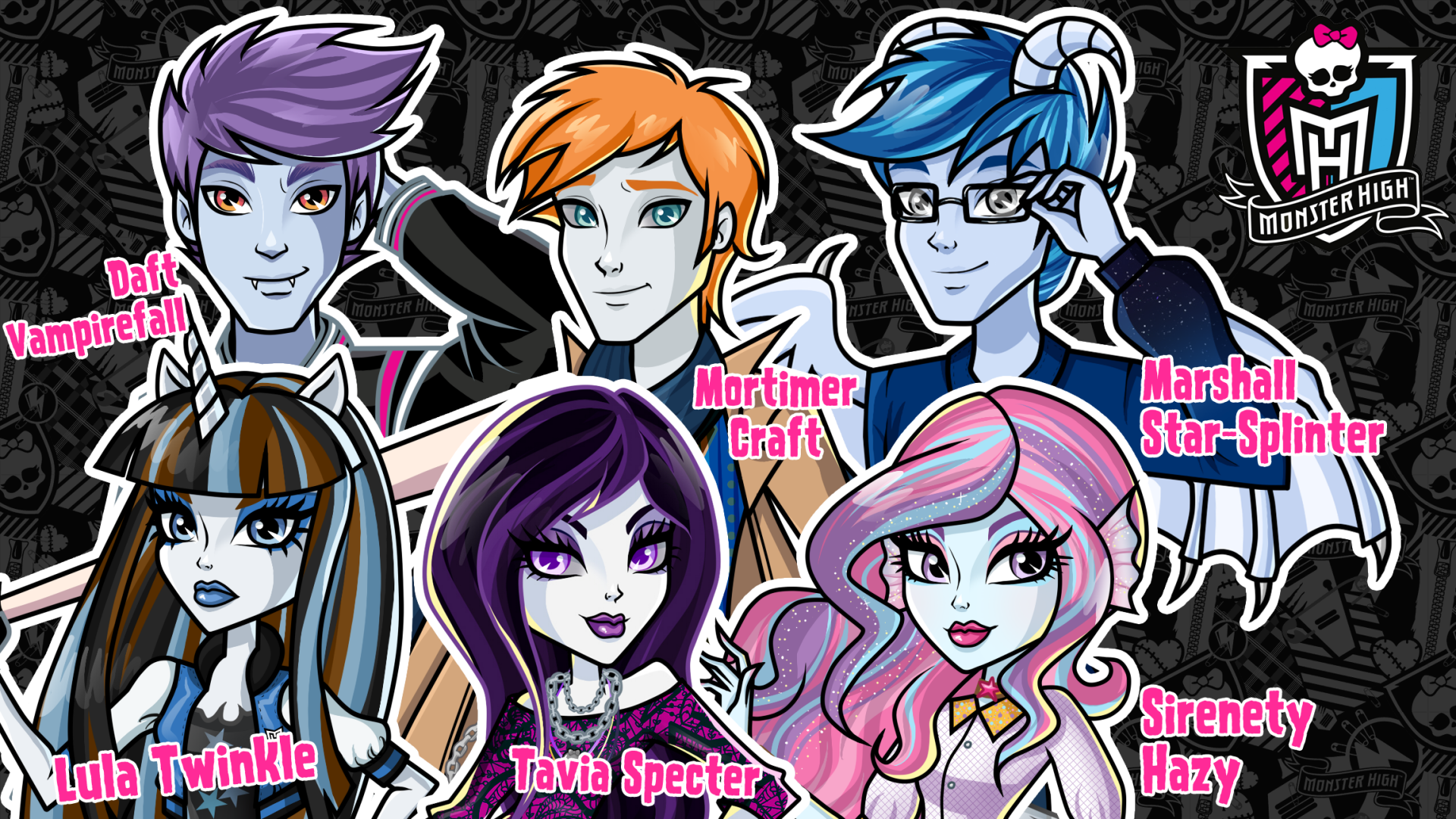 Monster High Fantasy: Emo Gothic Mattel Doll HD Wallpaper