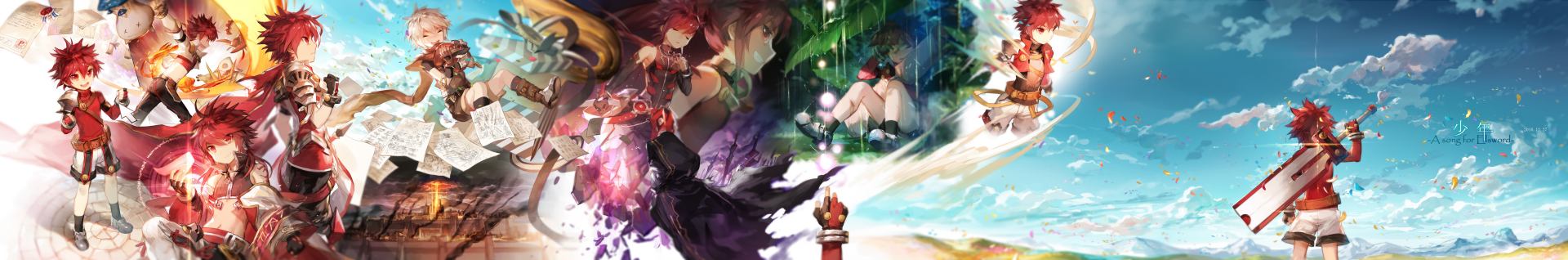 Elsword HD Wallpaper: Dynamic Video Game Art in Vivid Detail