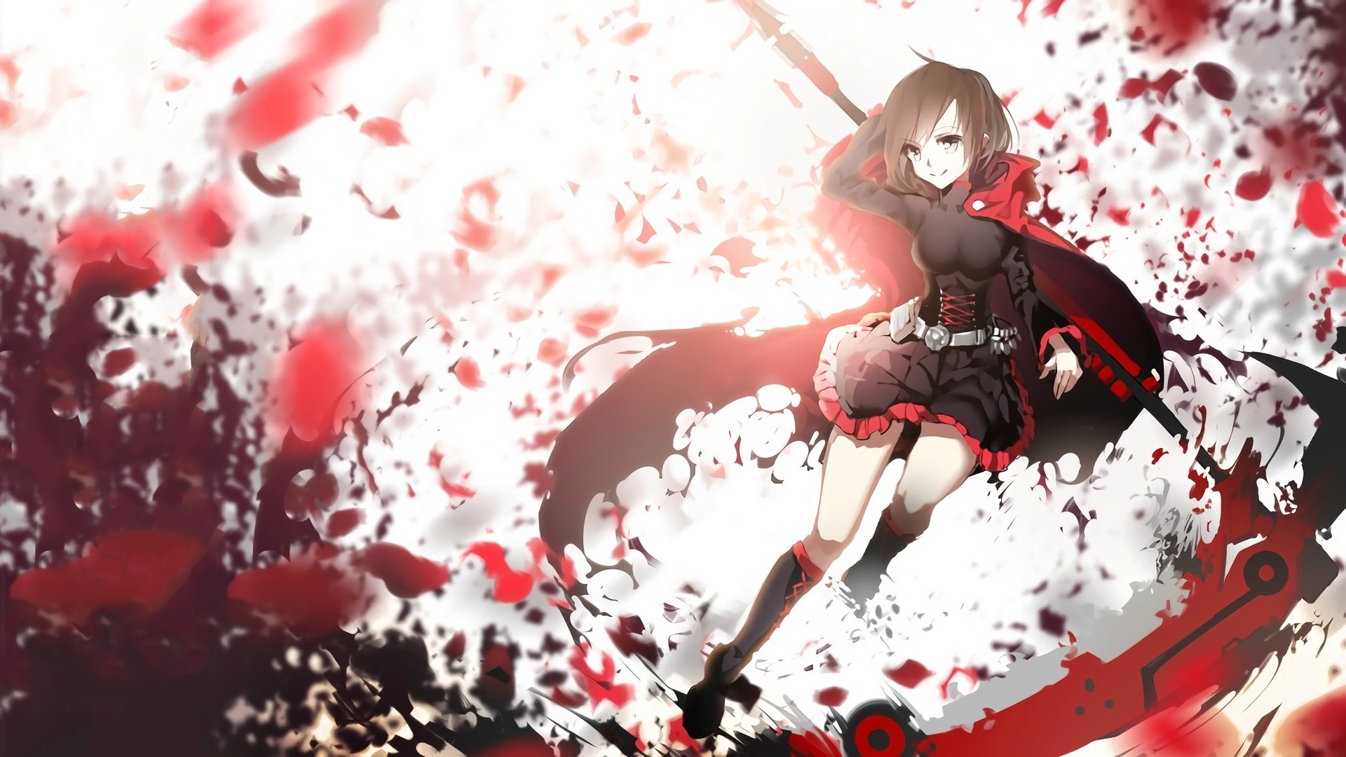 Epic Ruby Rose HD Wallpaper - RWBY Anime