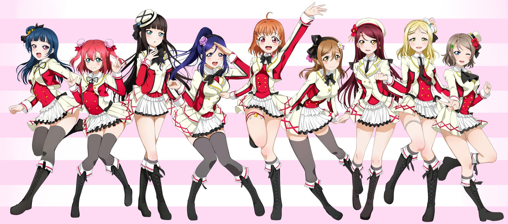 Download You Watanabe Yoshiko Tsushima Chika Takami Riko Sakurauchi Mari Ohara Kanan Matsuura ...