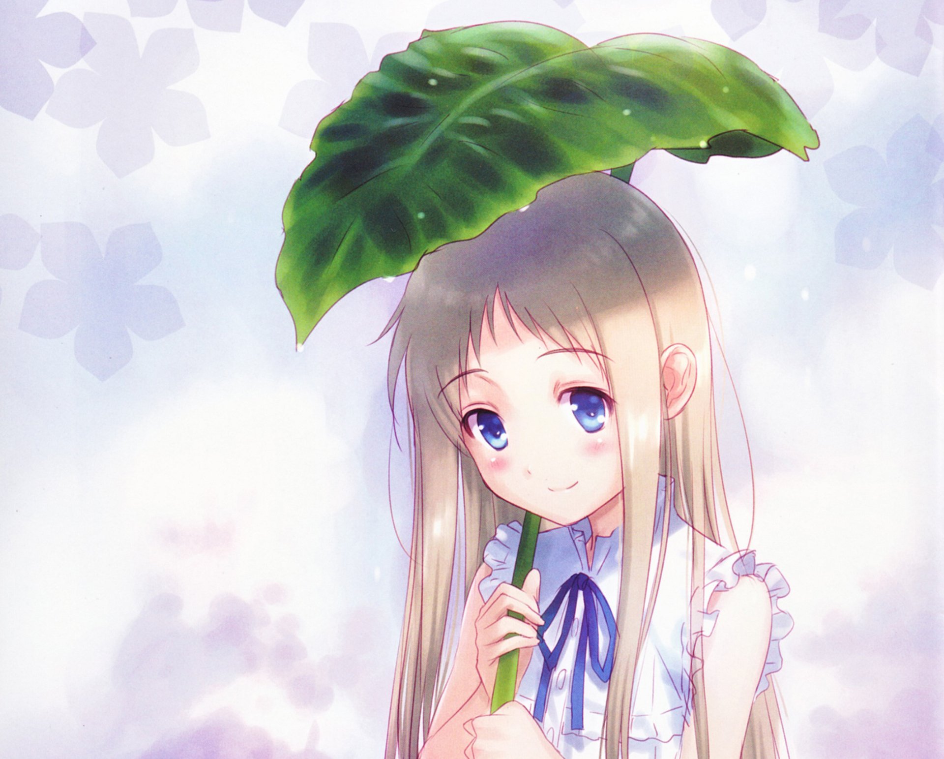 Anohana’s Meiko Honma HD Anime Wallpaper – Gentle Serenity Under Green ...